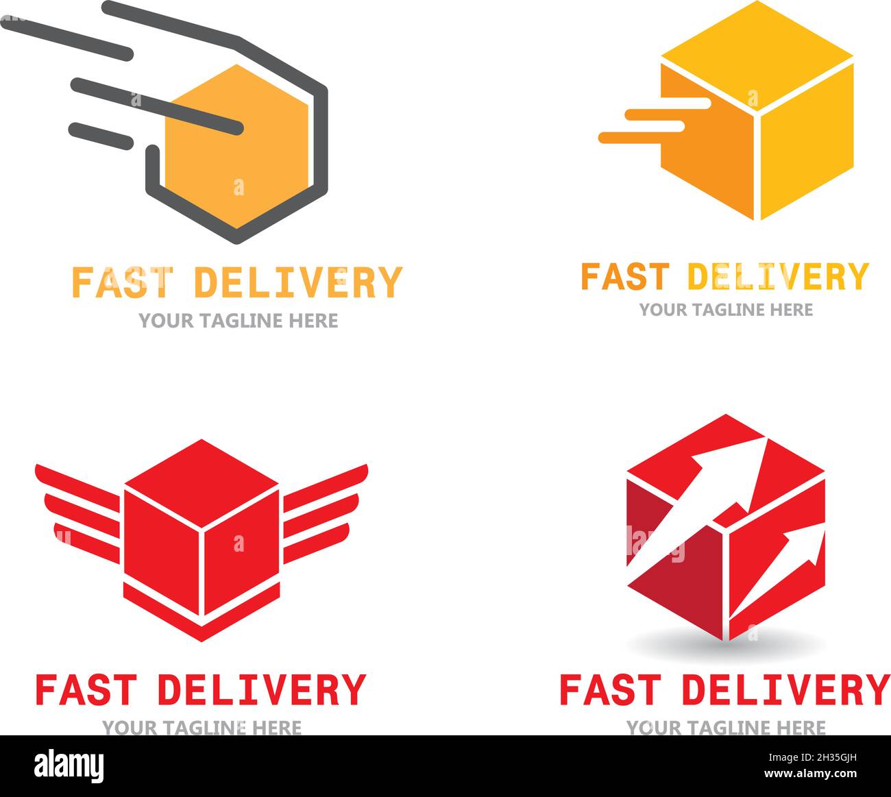 Fast Delivery logo ilustration vector Stock Vector Image & Art - Alamy