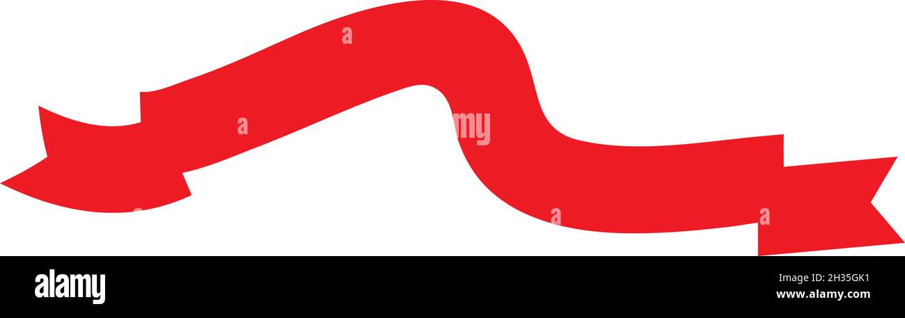 Ribbon banner flat design vector template Stock Vector Image & Art - Alamy