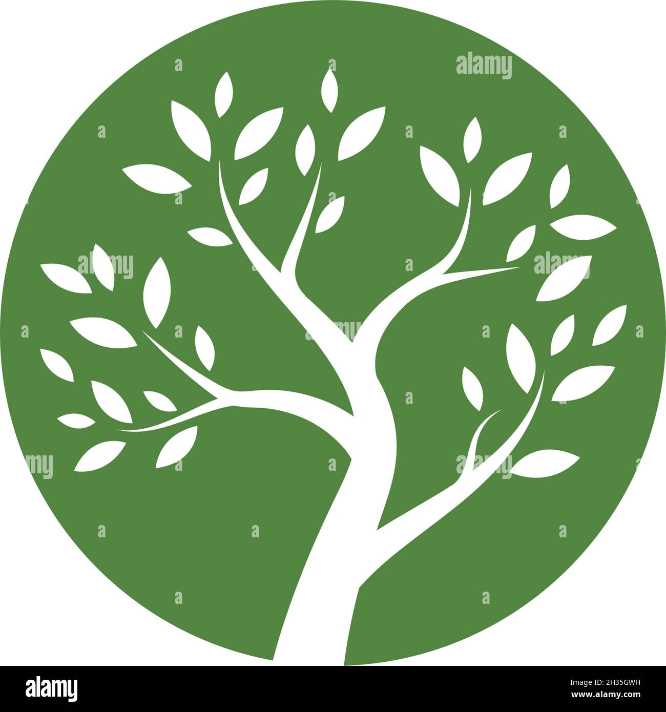 Tree logo template vector illustration Stock Vector Image & Art - Alamy