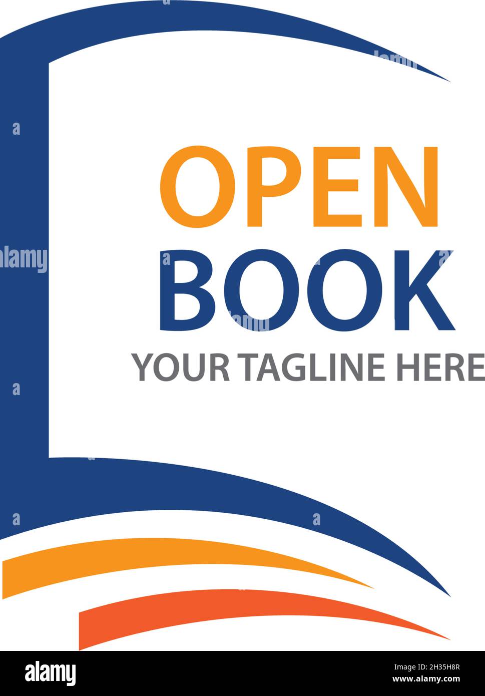 Open book Logo Template vector Stock Vector Image & Art - Alamy