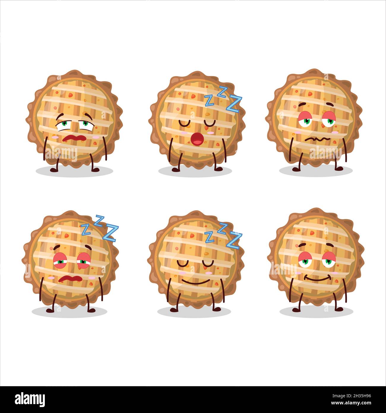 Raspberry peach pie Stock Vector Images - Alamy