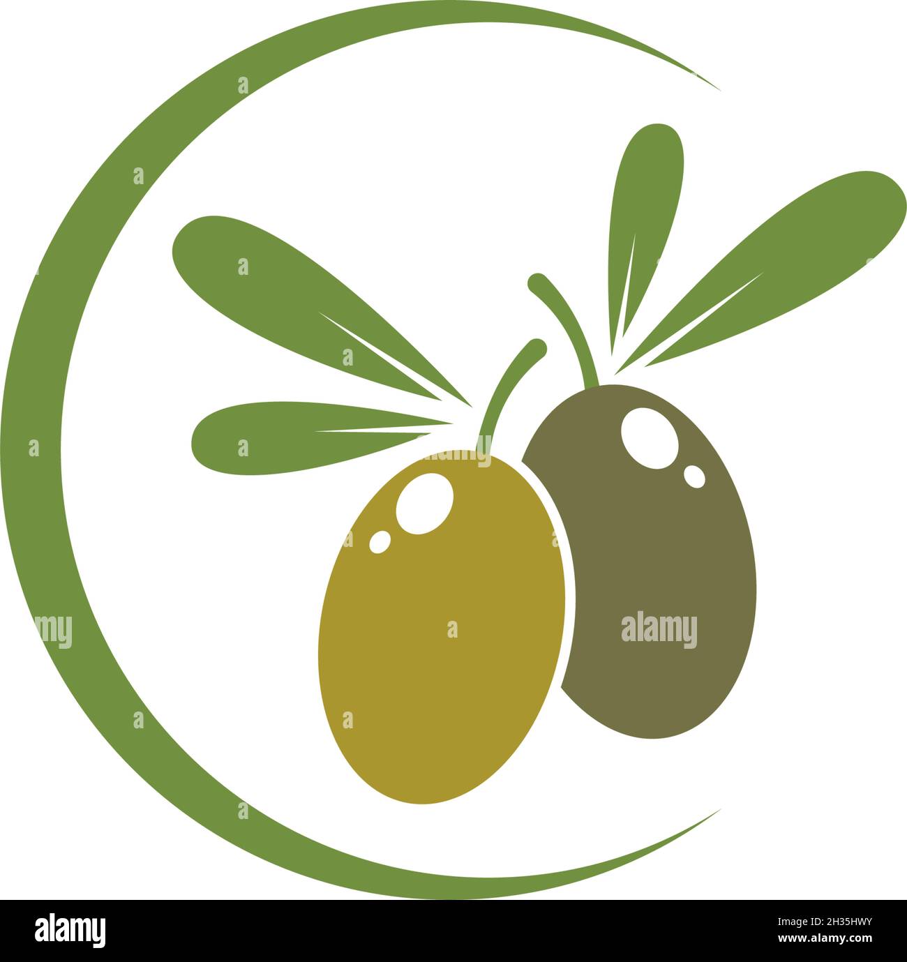 Olive logo hi-res stock photography and images - Alamy