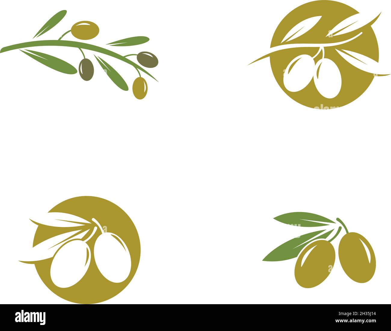 Olive logo hi-res stock photography and images - Alamy