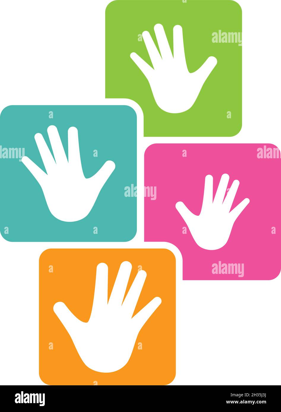 Hand Care Logo Template vector Stock Vector Image & Art - Alamy
