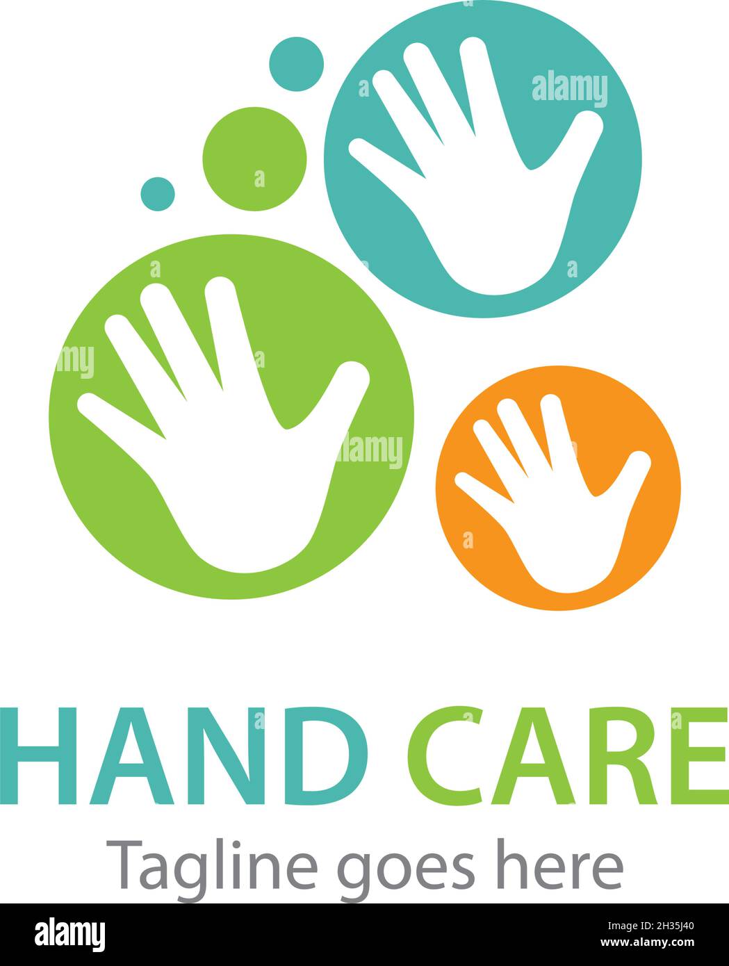 Hand Care Logo Template vector Stock Vector Image & Art - Alamy