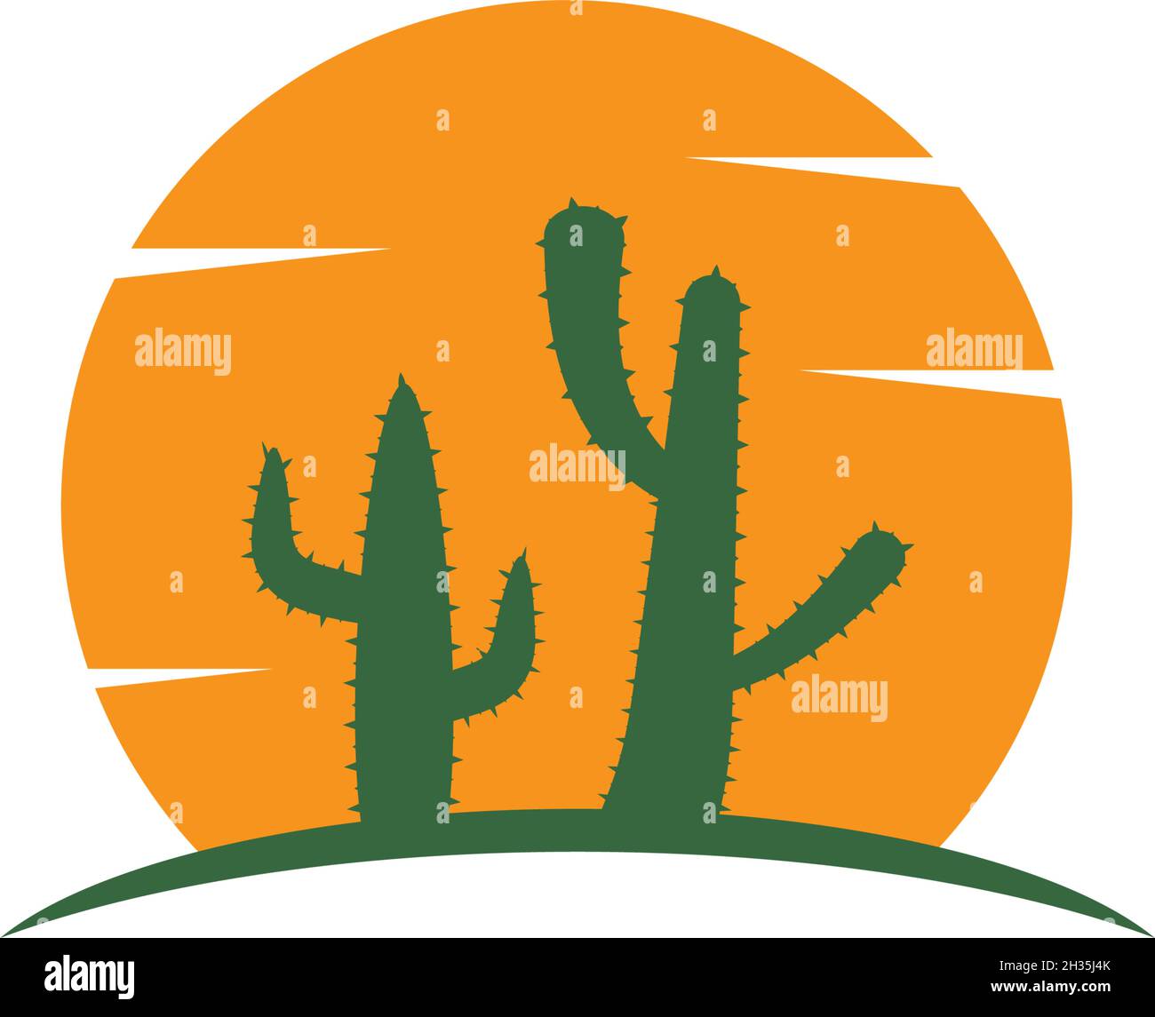 Cactus Logo template vector illustration Stock Vector Image & Art - Alamy