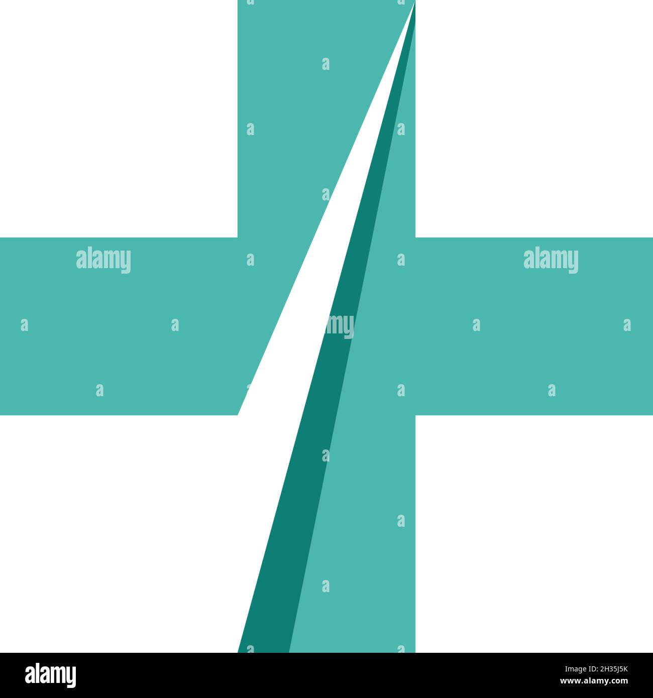 Vector symbol blood plus sign Cut Out Stock Images & Pictures - Alamy