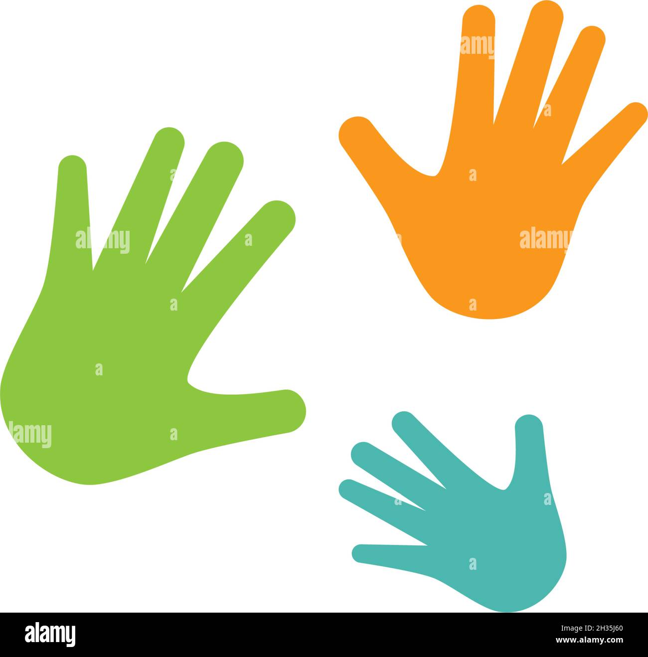 Hand Care Logo Template vector Stock Vector Image & Art - Alamy