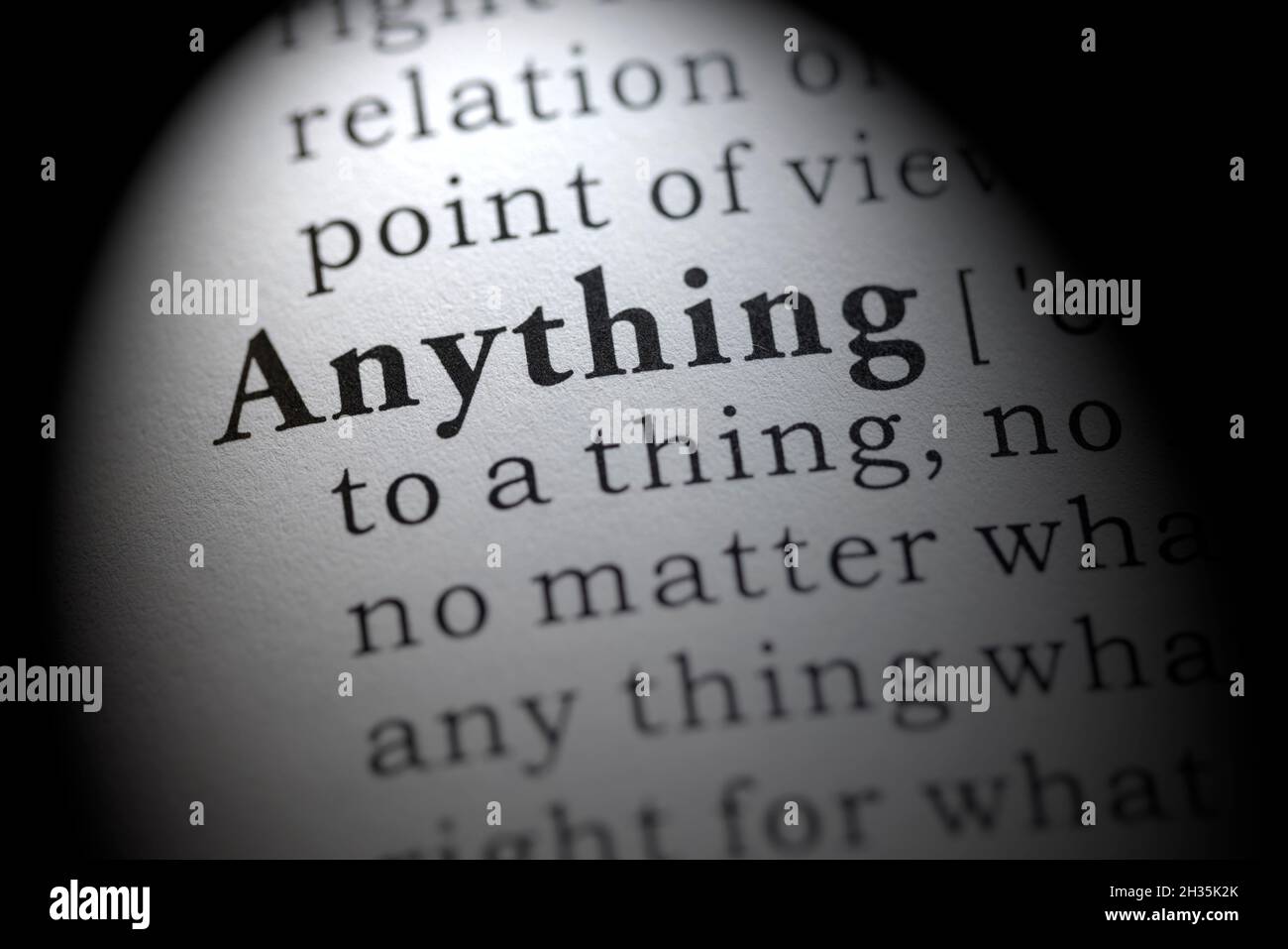 Fake Dictionary word, Dictionary definition of anything Stock Photo - Alamy