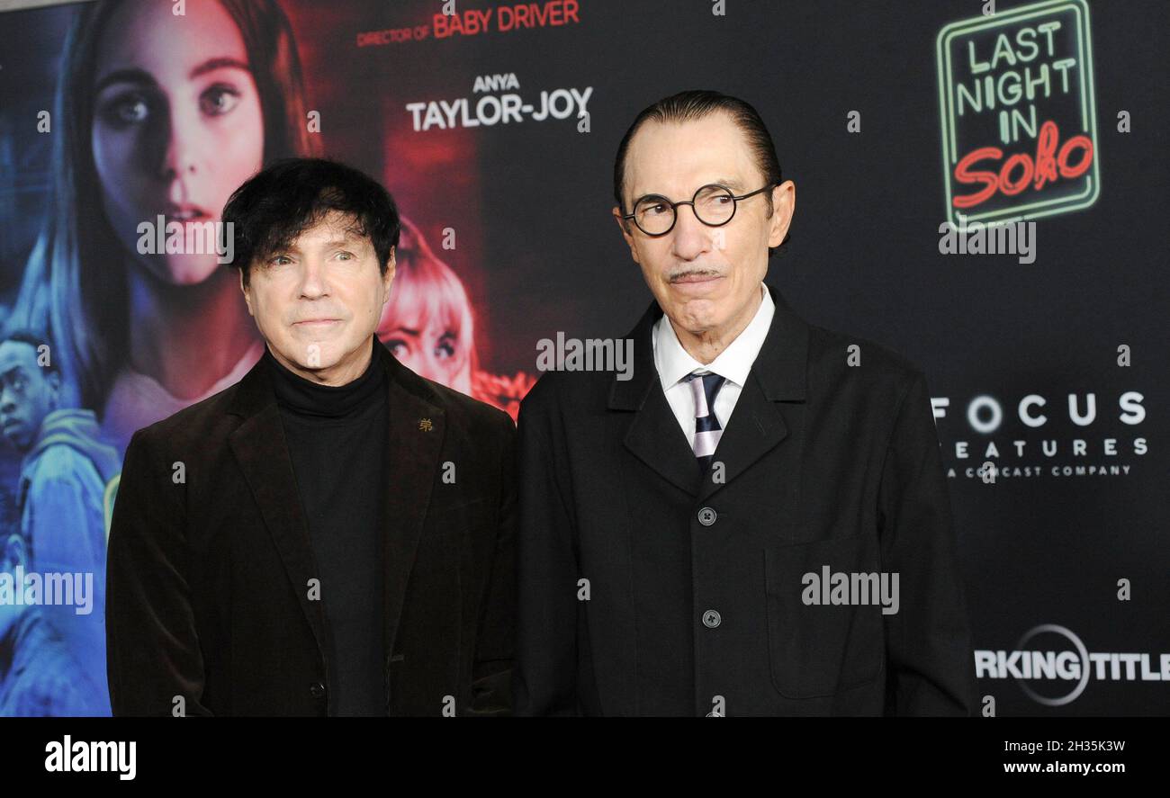 Los Angeles, CA. 25th Oct, 2021. Russell Mael, Ron Mael at arrivals for ...