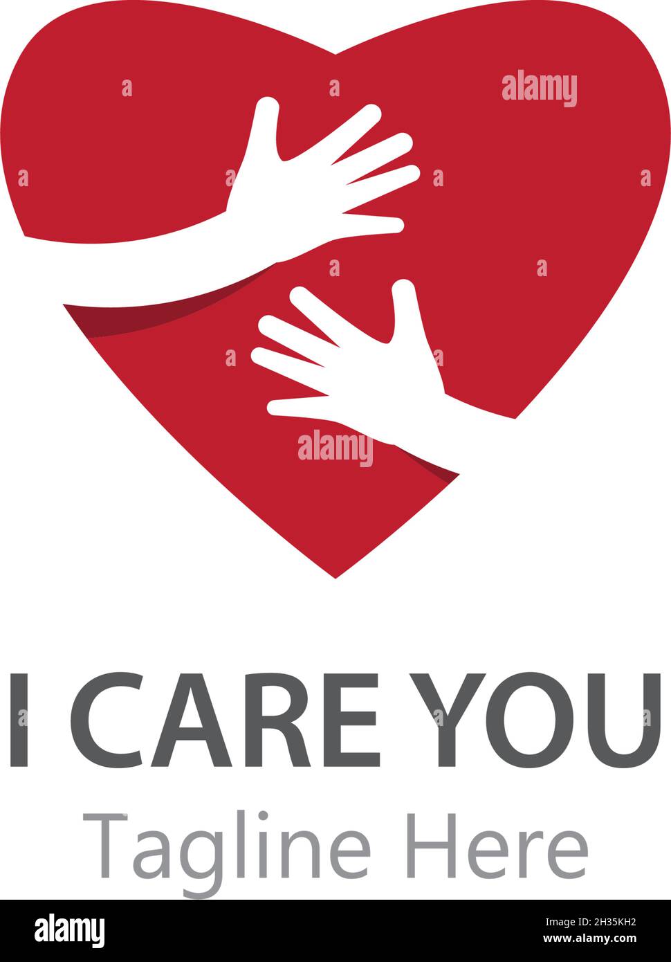 Hand Care Logo Template vector Stock Vector Image & Art - Alamy