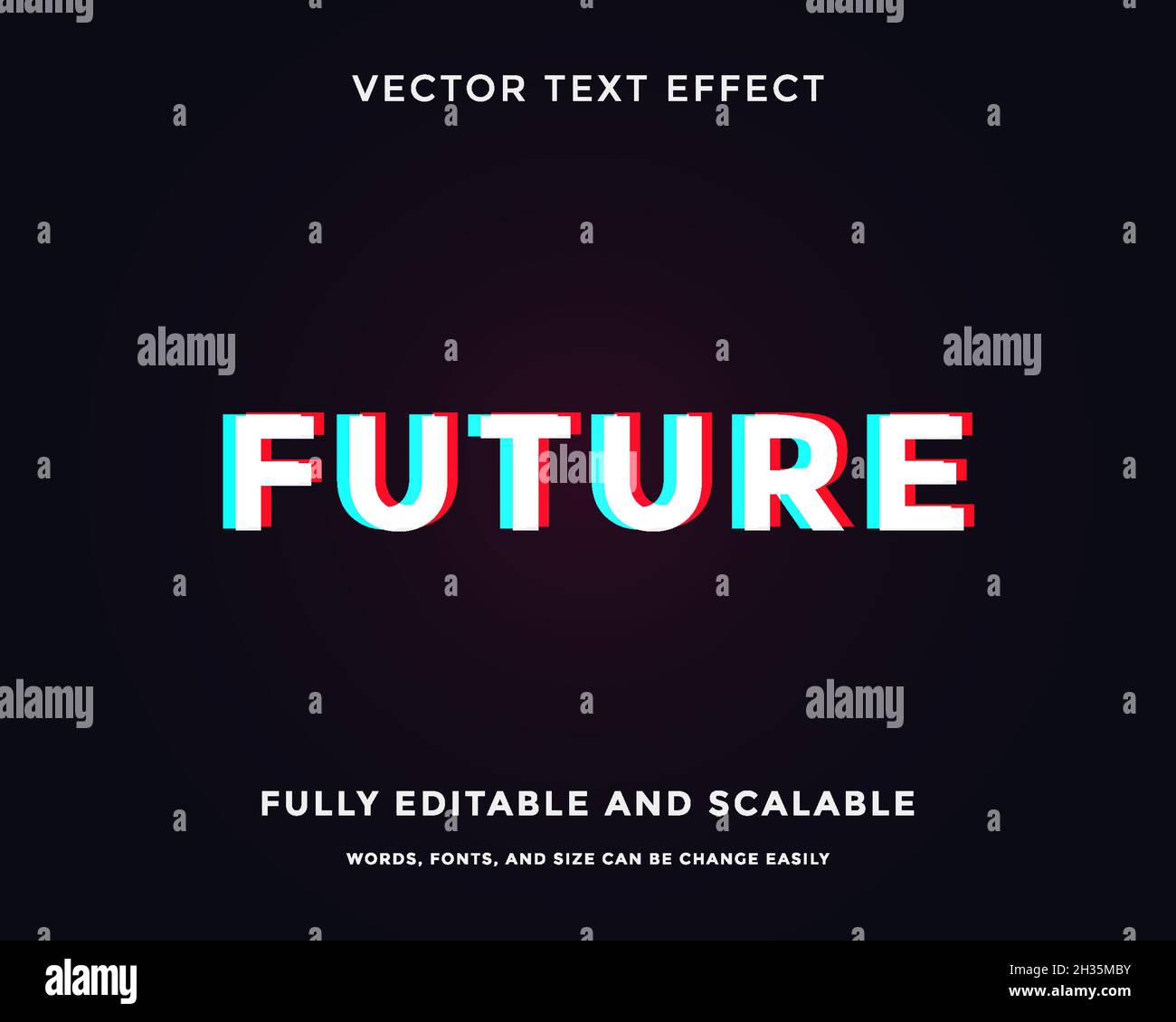 Glitch pixel noise vhs Stock Vector Images - Alamy