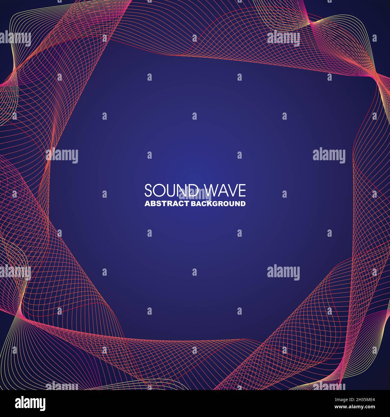 Abstract wave background. Element for design. Digital frequency track ...