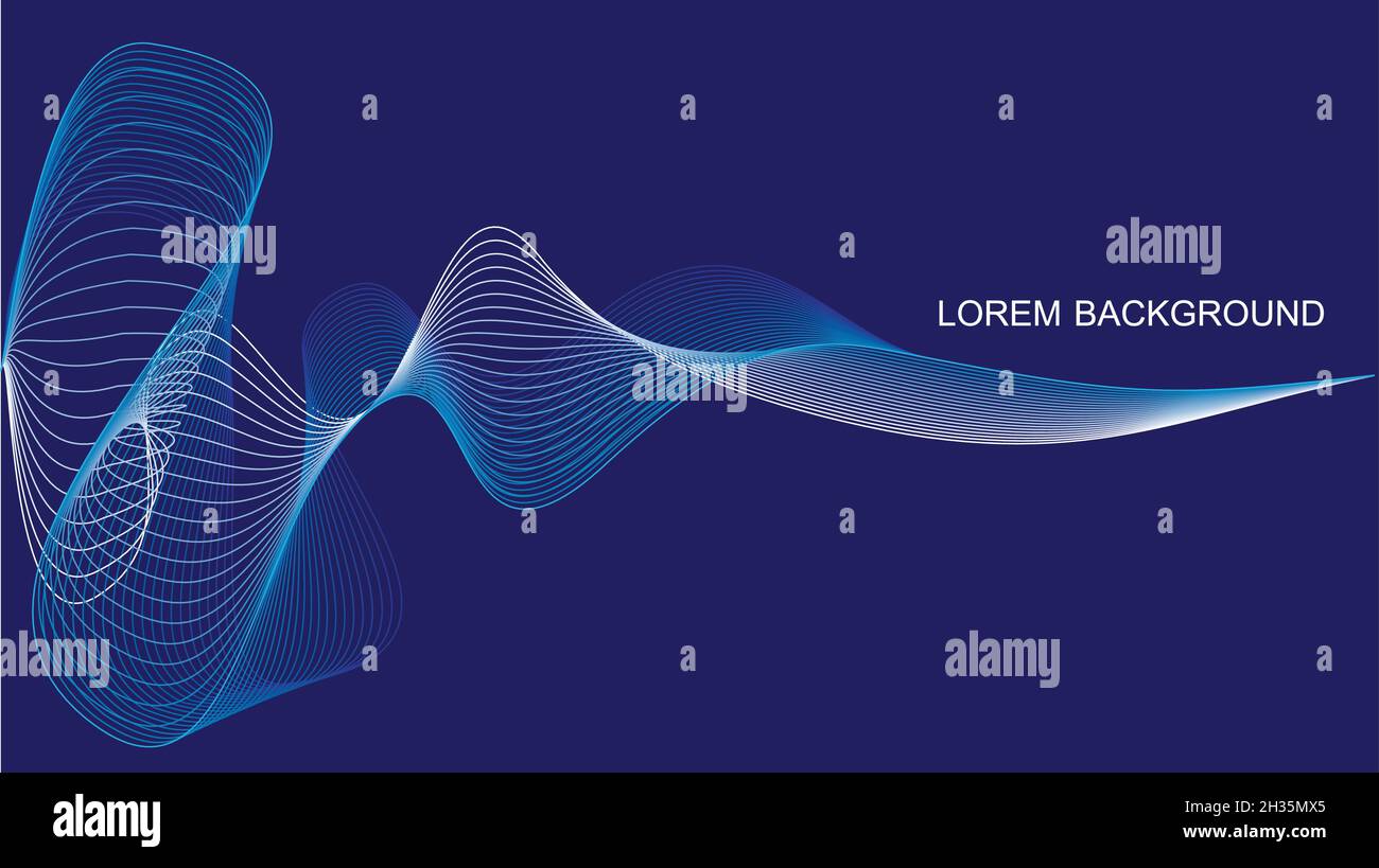 Abstract wave background. Element for design. Digital frequency track ...