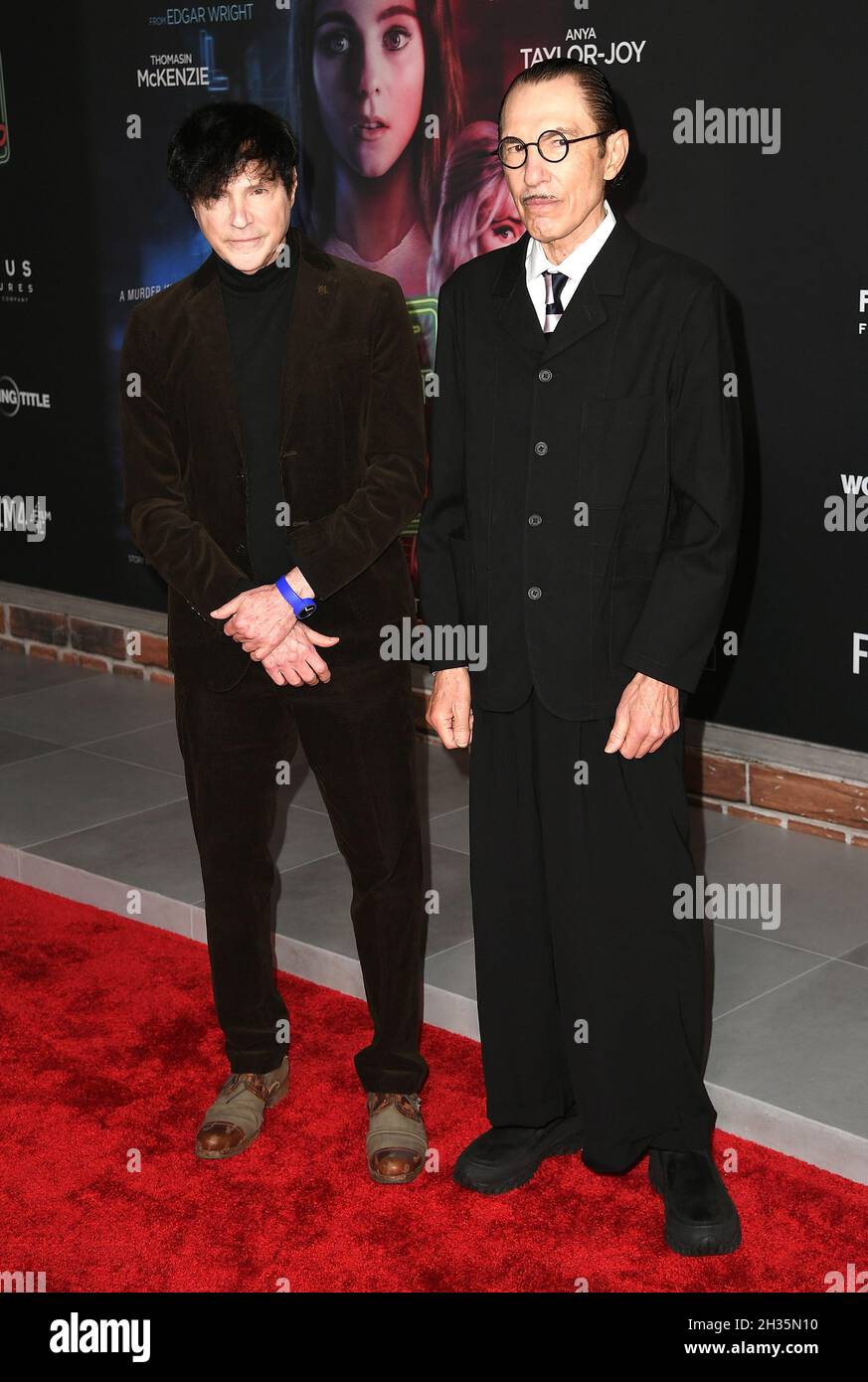 Los Angeles, USA. 25th Oct, 2021. Russell Mael and Ron Mael at Last ...