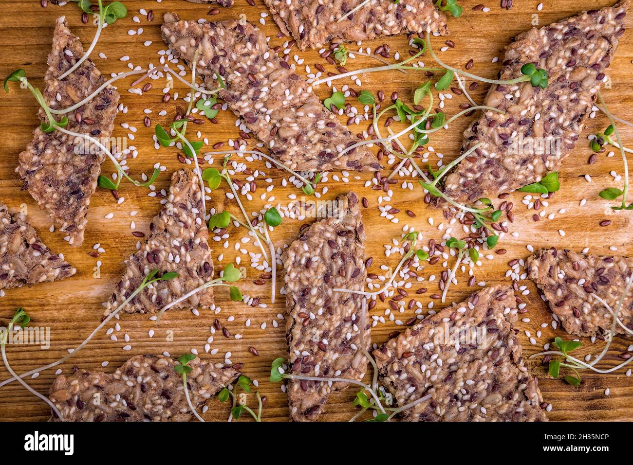Flax seed sprouts hi-res stock photography and images - Alamy