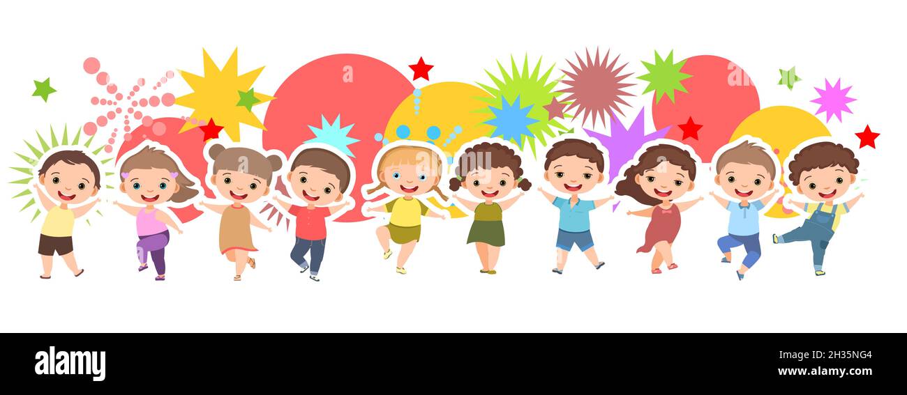 Kids Dance Party Background