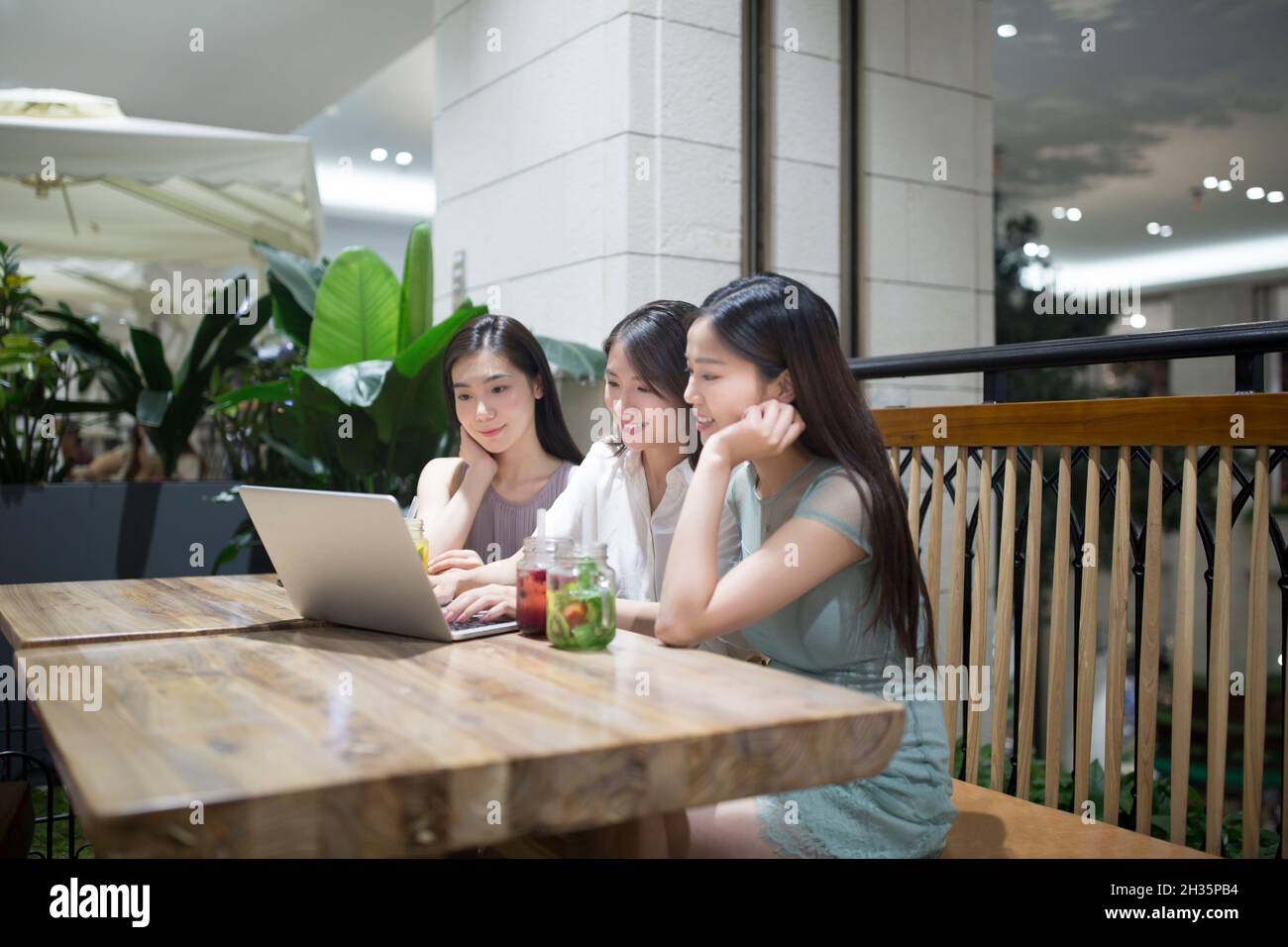 Three best friends getting together Stock Photo - Alamy
