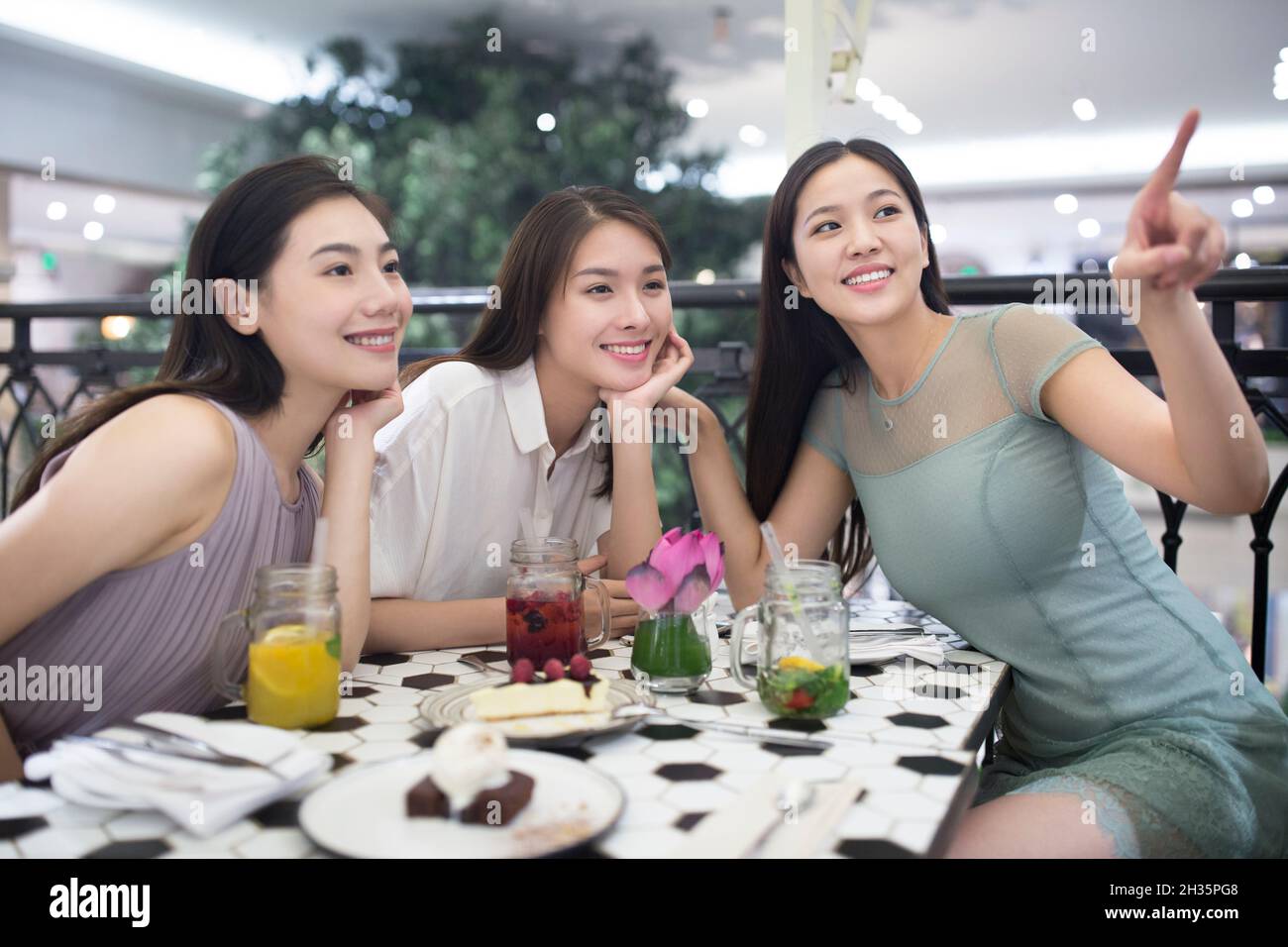 Three best friends getting together Stock Photo - Alamy