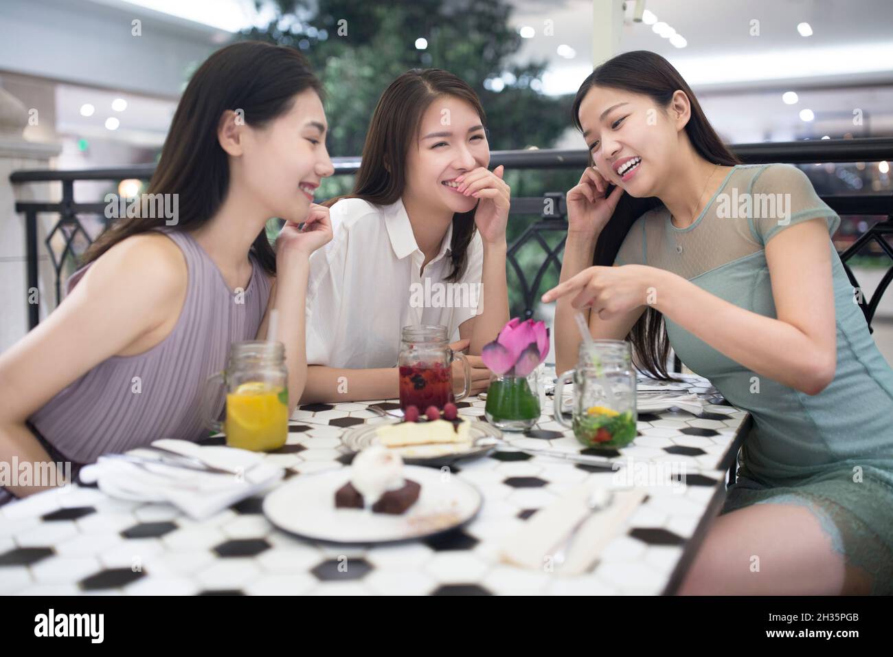 Three best friends getting together Stock Photo - Alamy