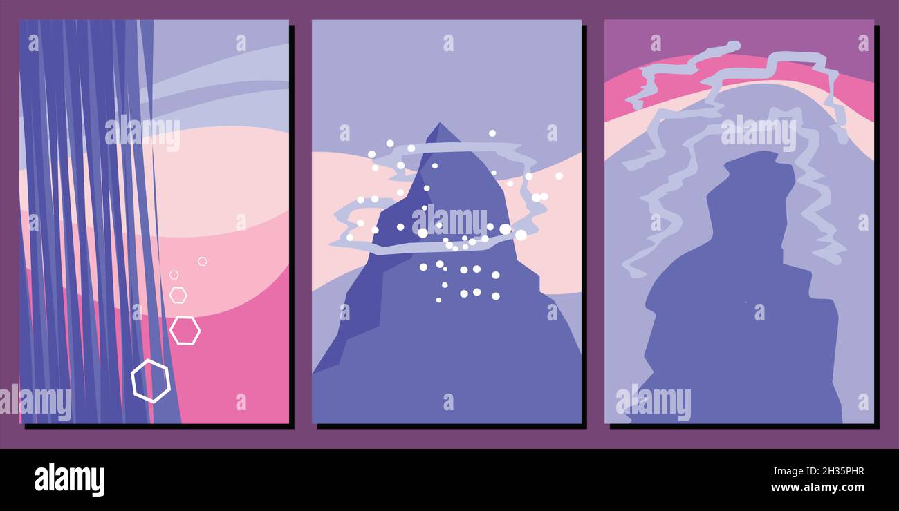 Hard lines and shapes Stock Vector Images - Alamy