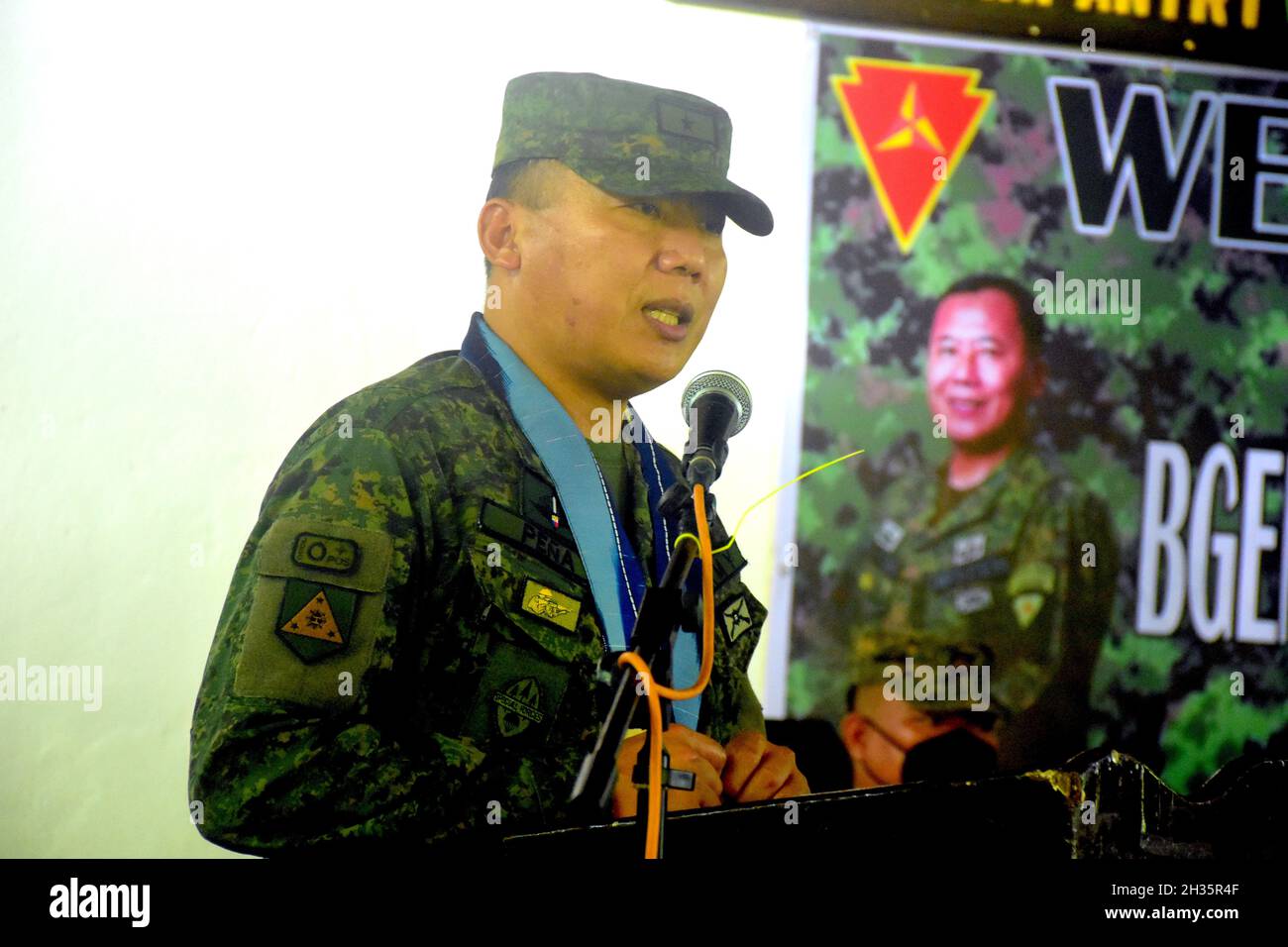 Brigadier General Leonardo I Pena made his first visit as One Star ...