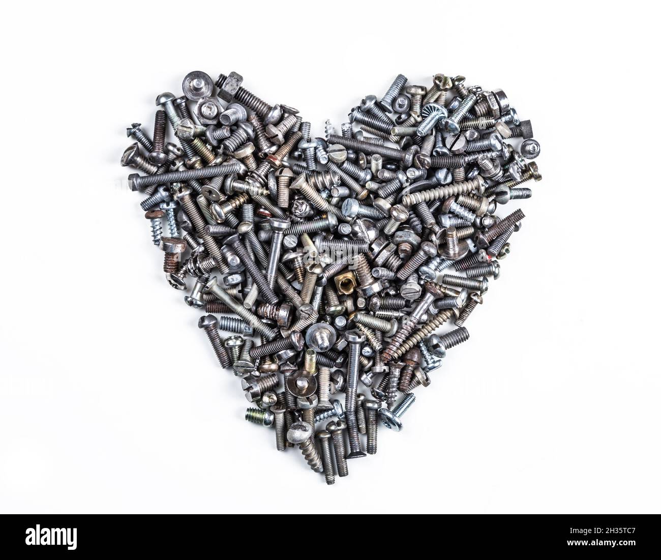 Old bolts and screws hi-res stock photography and images - Alamy