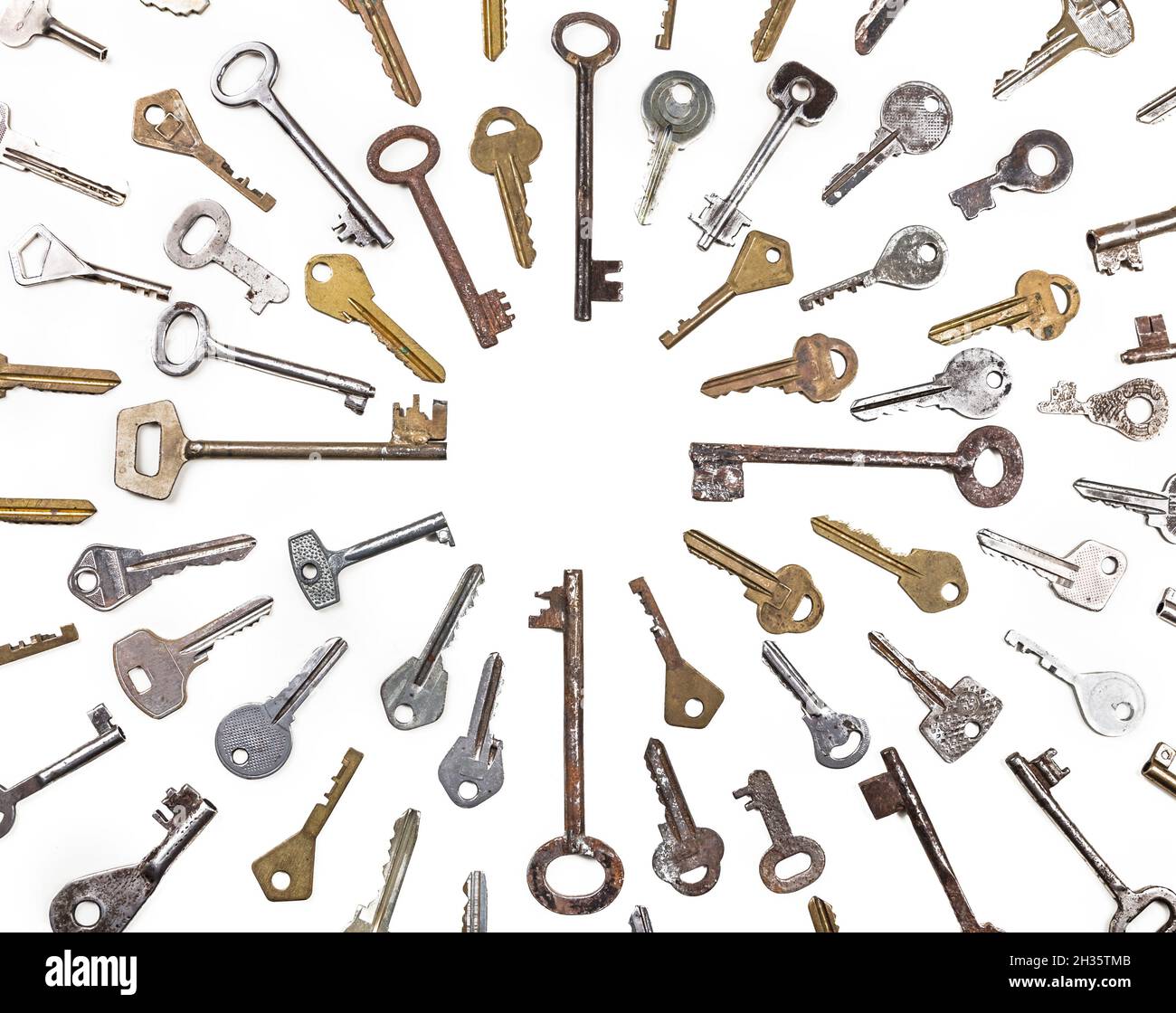 Steel different shapes pile hi-res stock photography and images - Alamy