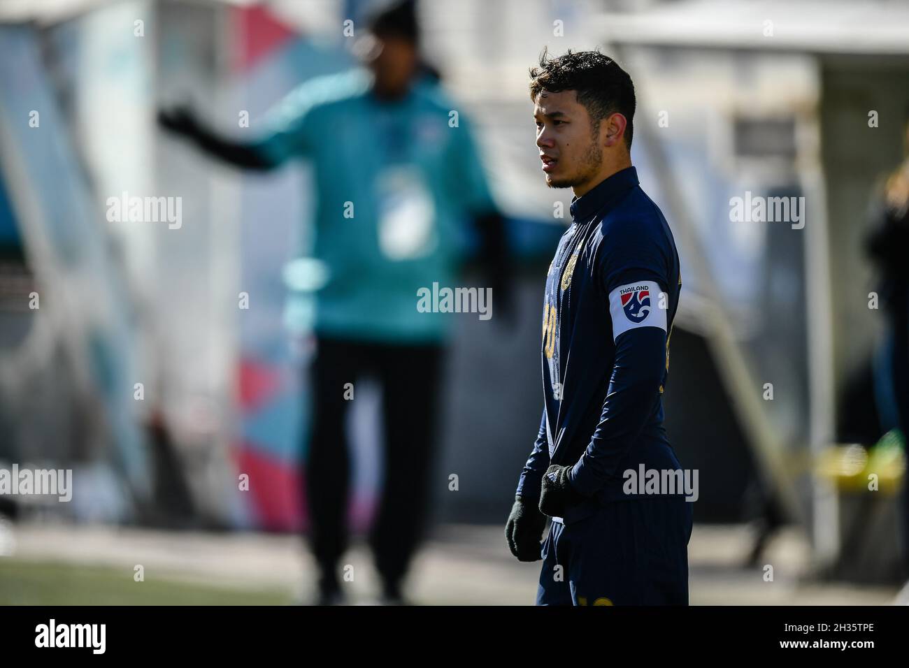 Thanawat Suengchitthawon of Thailand seen during the AFC U23 Asian Cup ...