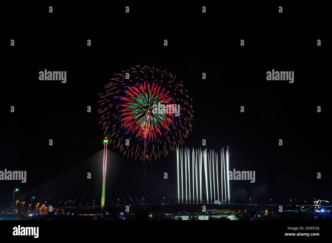 RIPAS bridge opening ceremony Stock Photo - Alamy