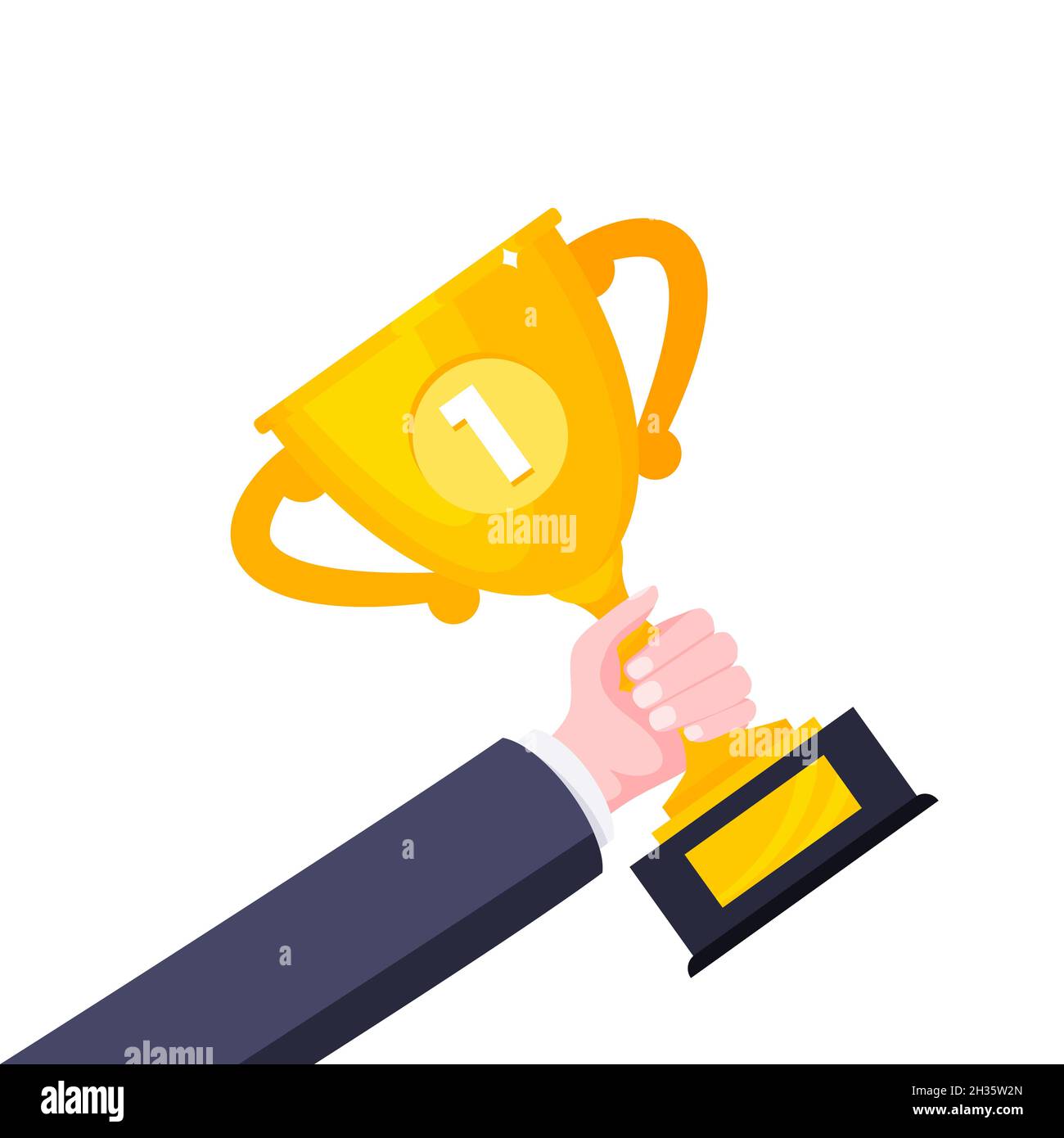 Raising award Stock Vector Images - Alamy