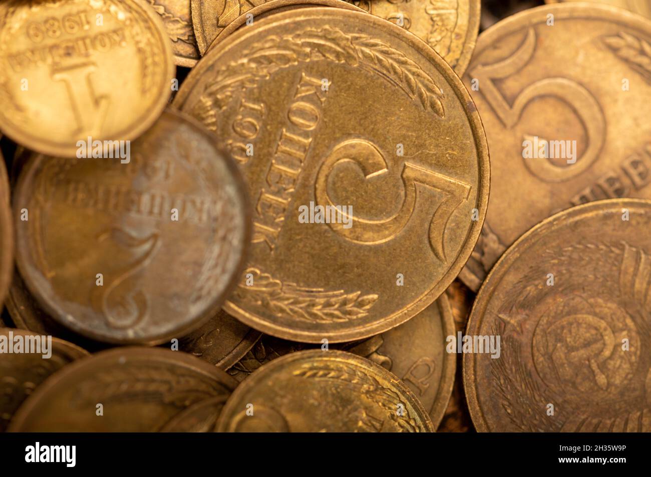 Gold etching coin hi-res stock photography and images - Alamy