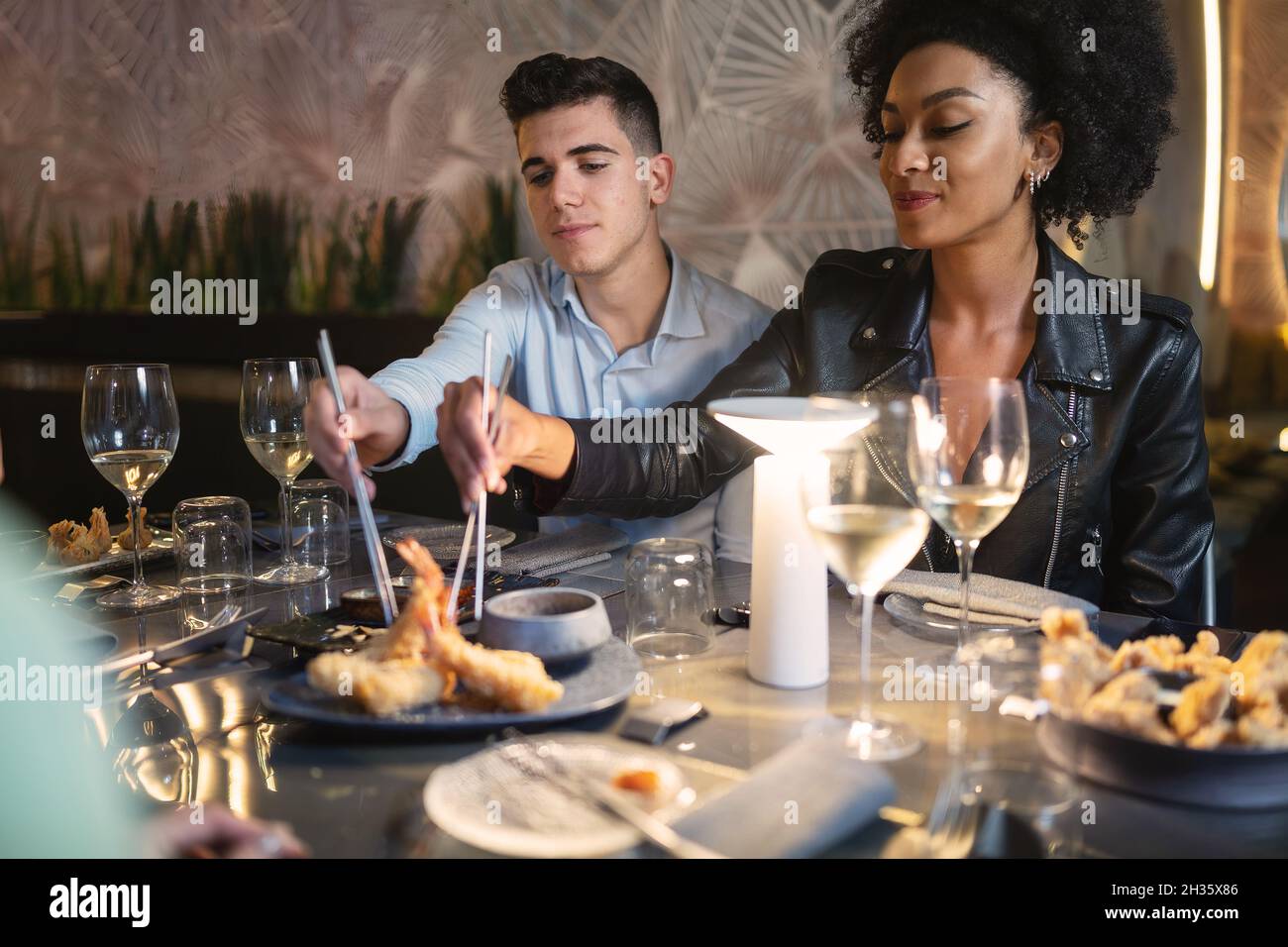 Cultural diverse dinner hi-res stock photography and images - Alamy