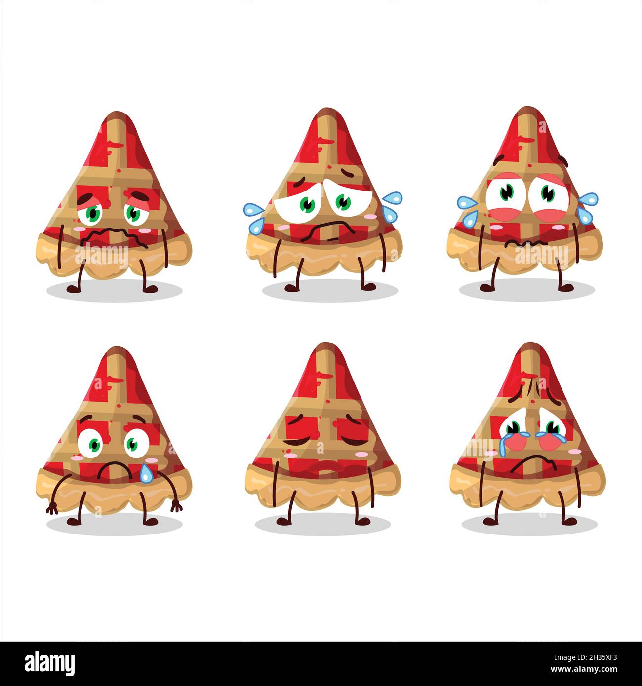 Apple tart ice cream Stock Vector Images - Alamy