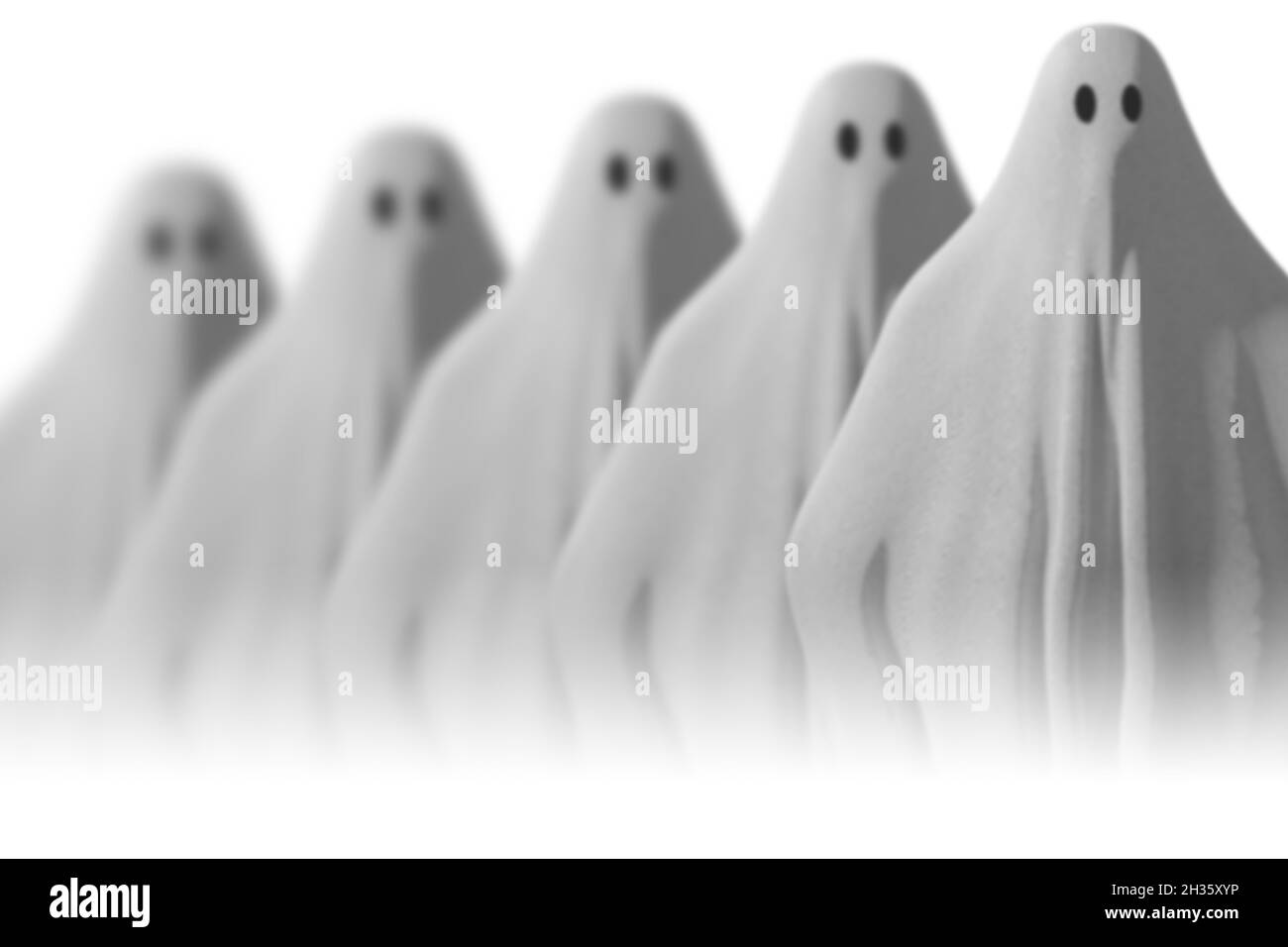 Halloween. Ghost. Typical ghost sheet. Mystery, fear, fantasy image ...