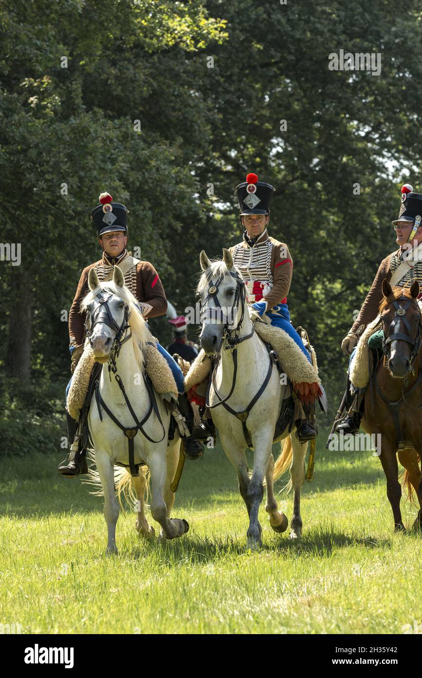 First Empire Napoleon Bonaparte reenactment Castle Plessis-Bourré ...