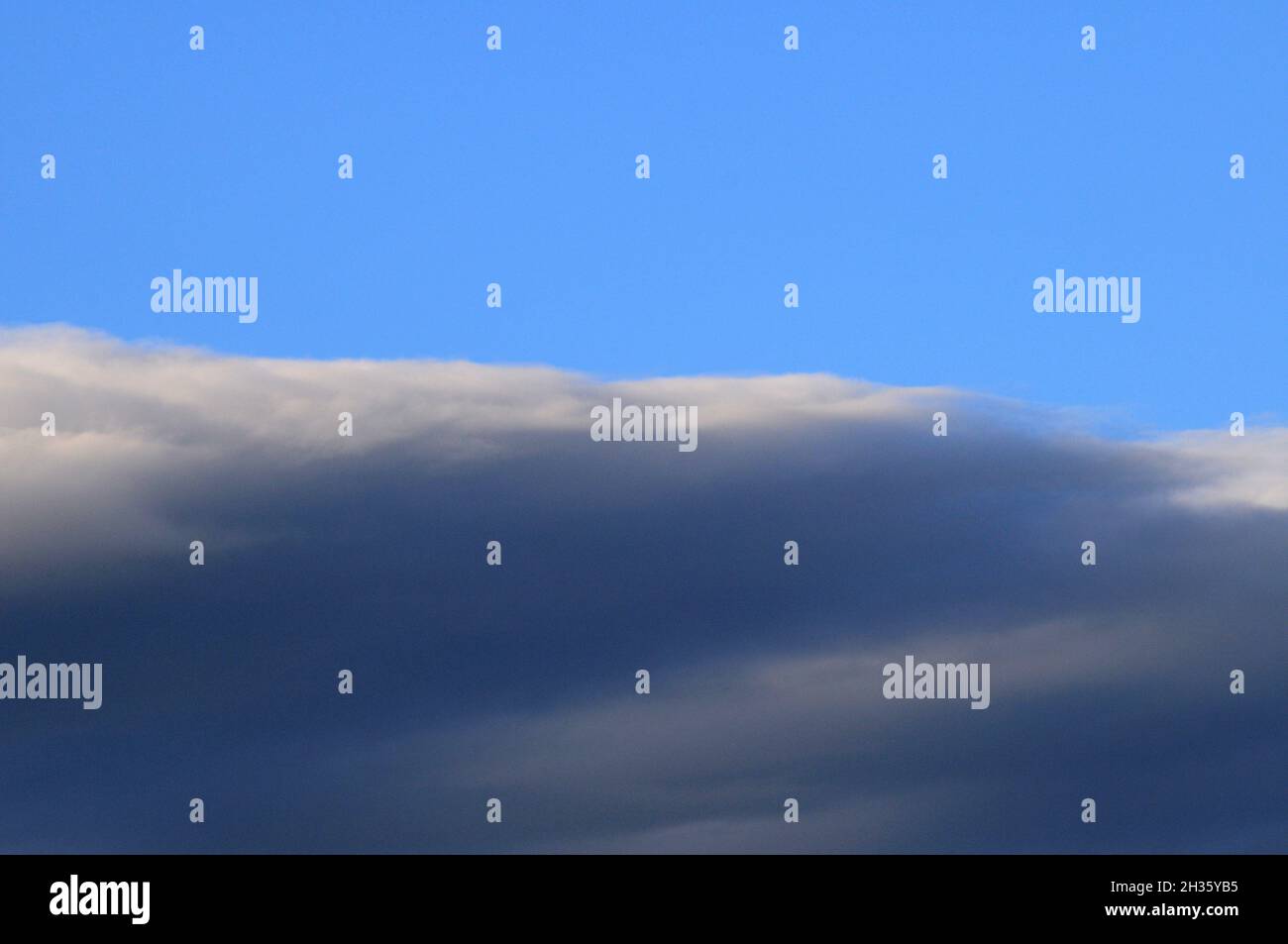 An evening altostratus cloud Stock Photo - Alamy