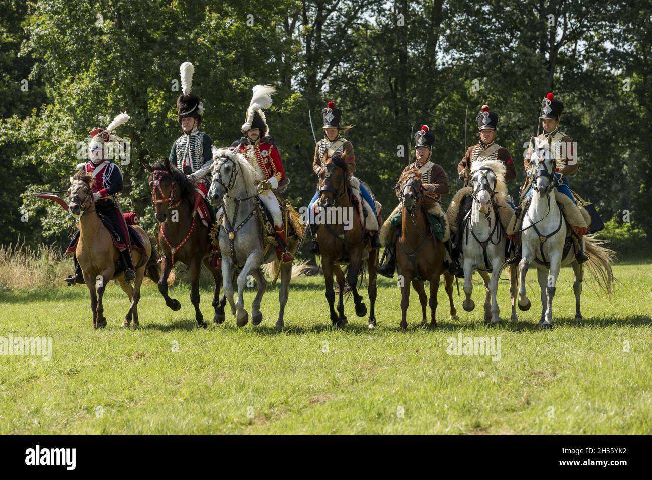 First Empire Napoleon Bonaparte reenactment Castle Plessis-Bourré ...