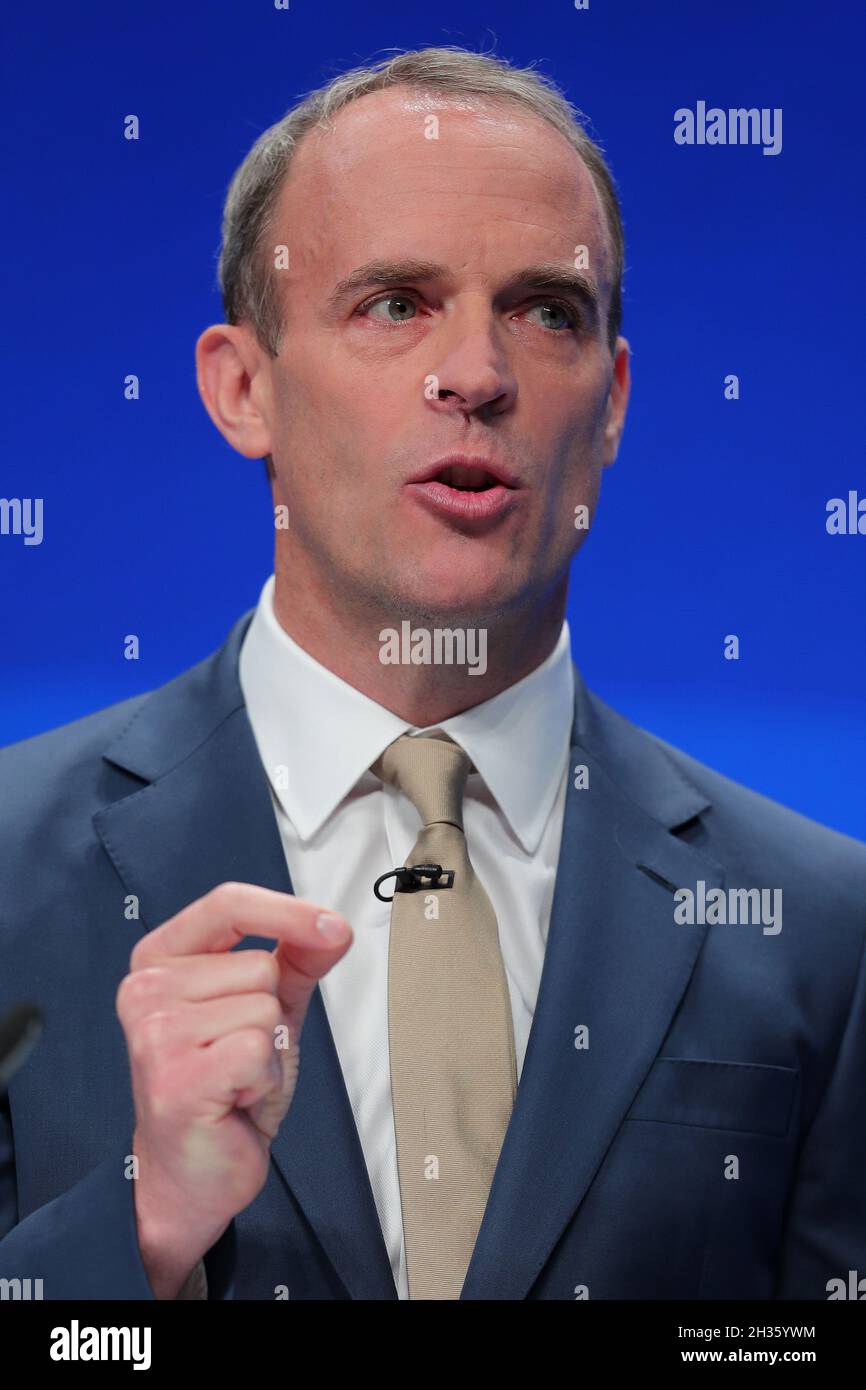 DOMINIC RAAB, 2021 Stock Photo - Alamy
