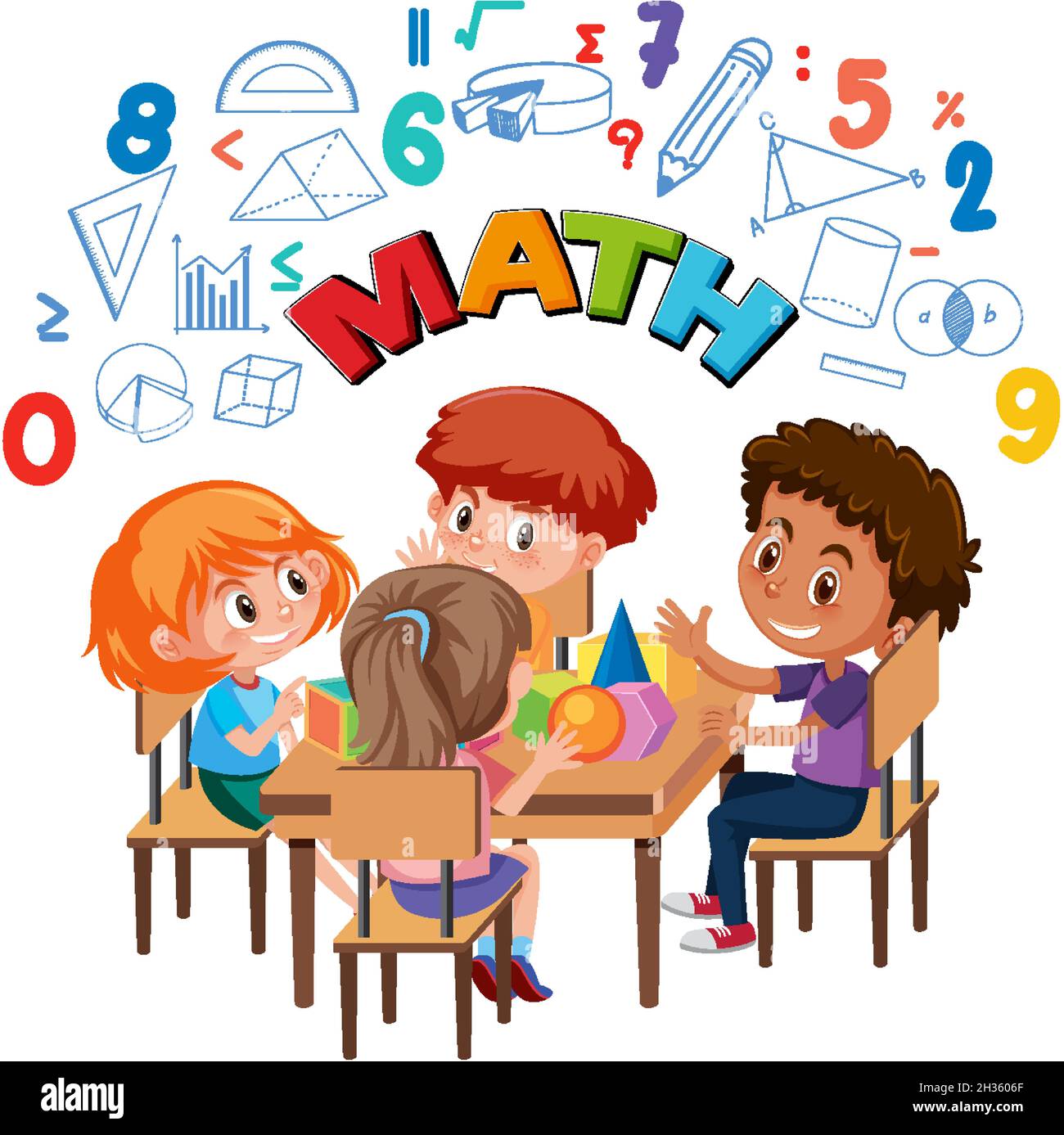 Kids Brainstorm Clipart