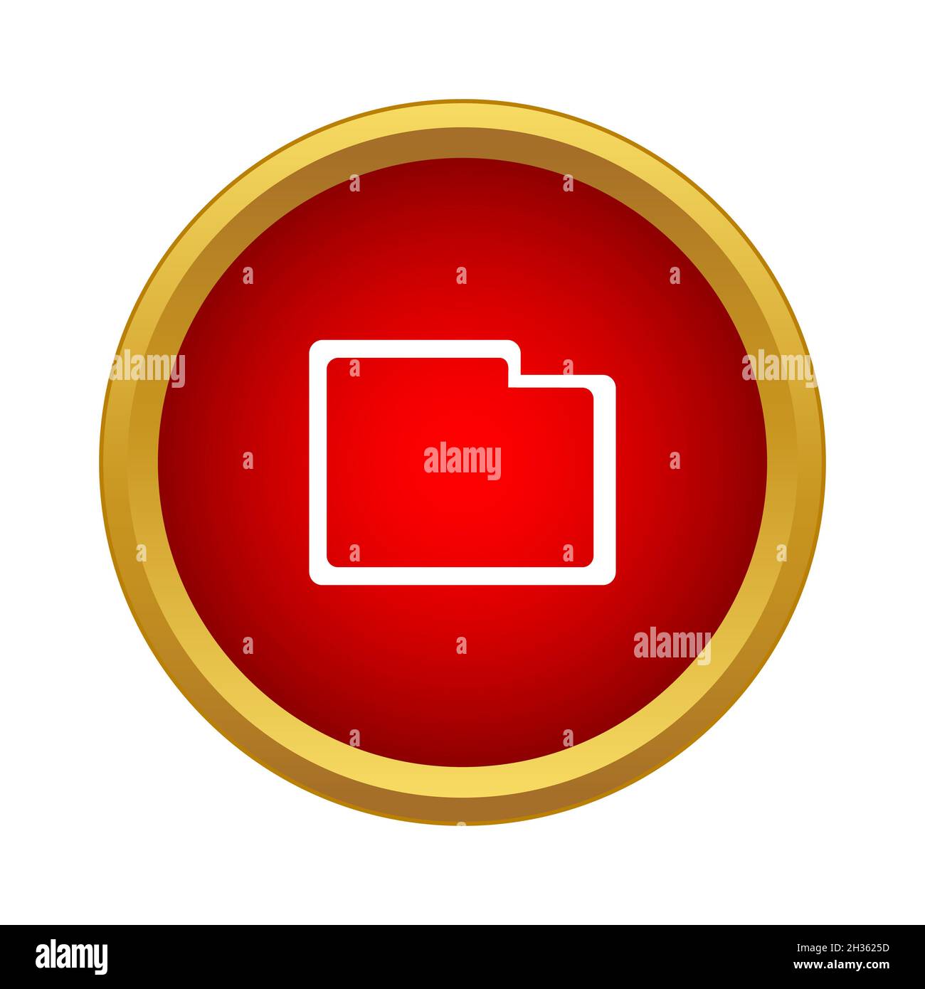 Simple folder icon hi-res stock photography and images - Alamy