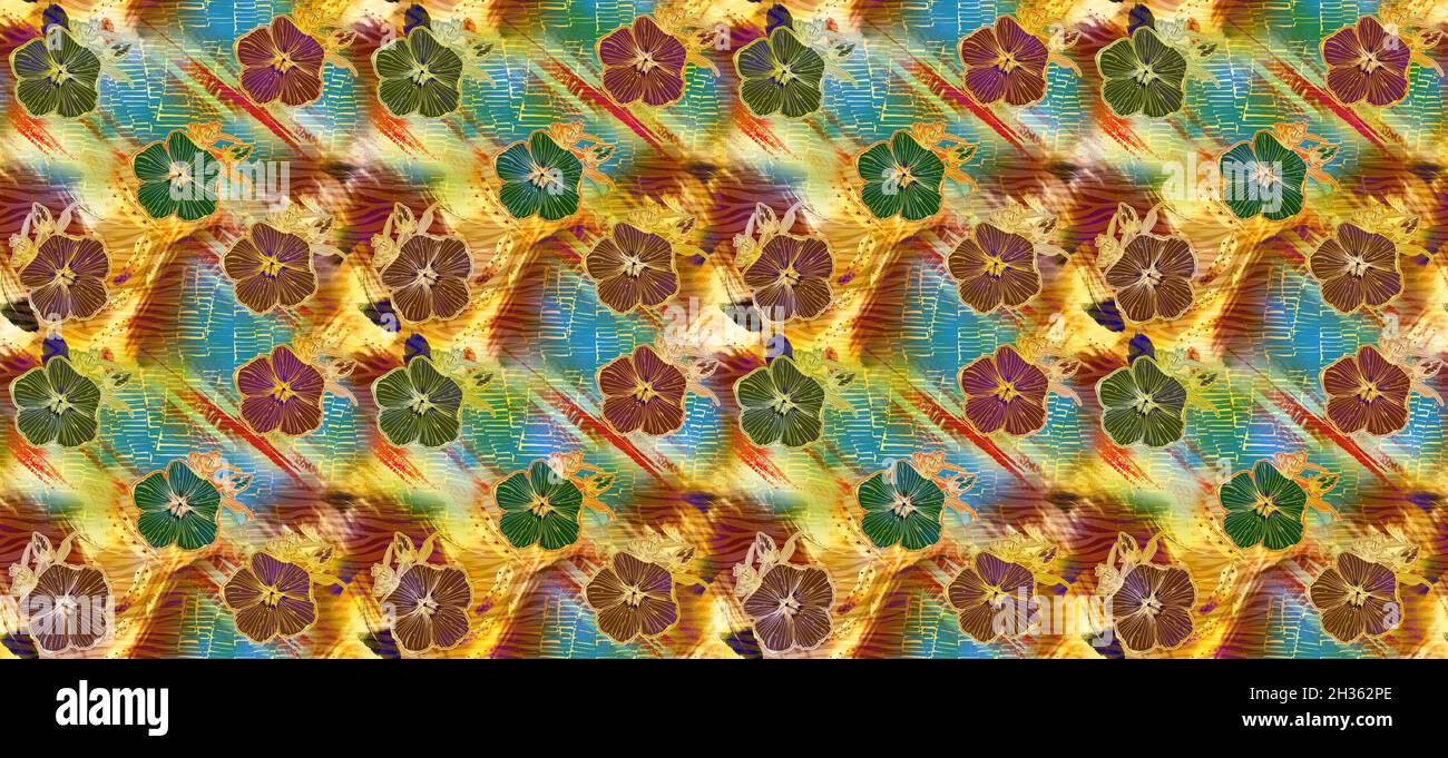 seamless fabric print pattern, colorful designs, dress patterns Stock ...