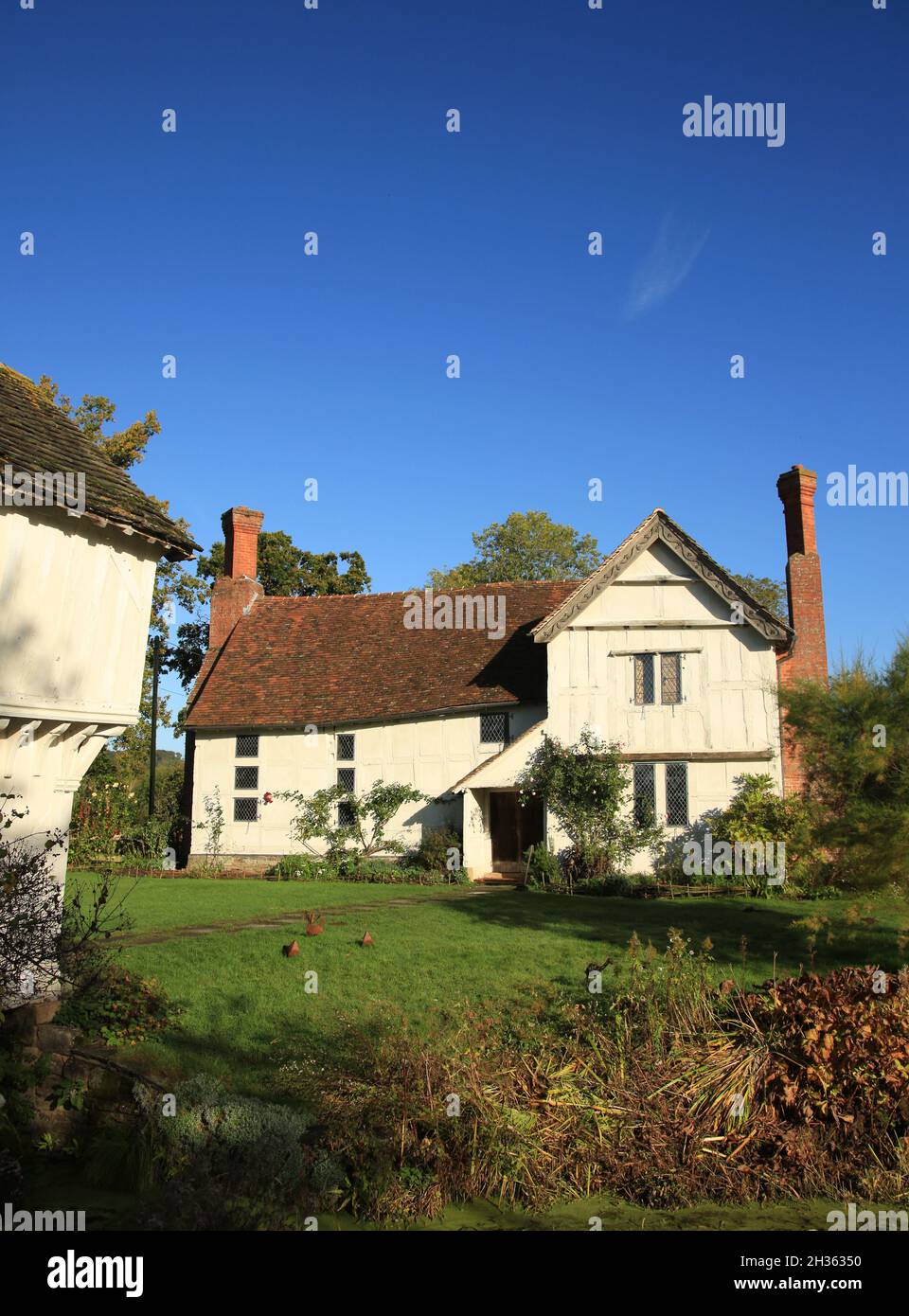Lower Brockhampton manor house, Bringsty, Bromyard, Herefordshire, UK ...