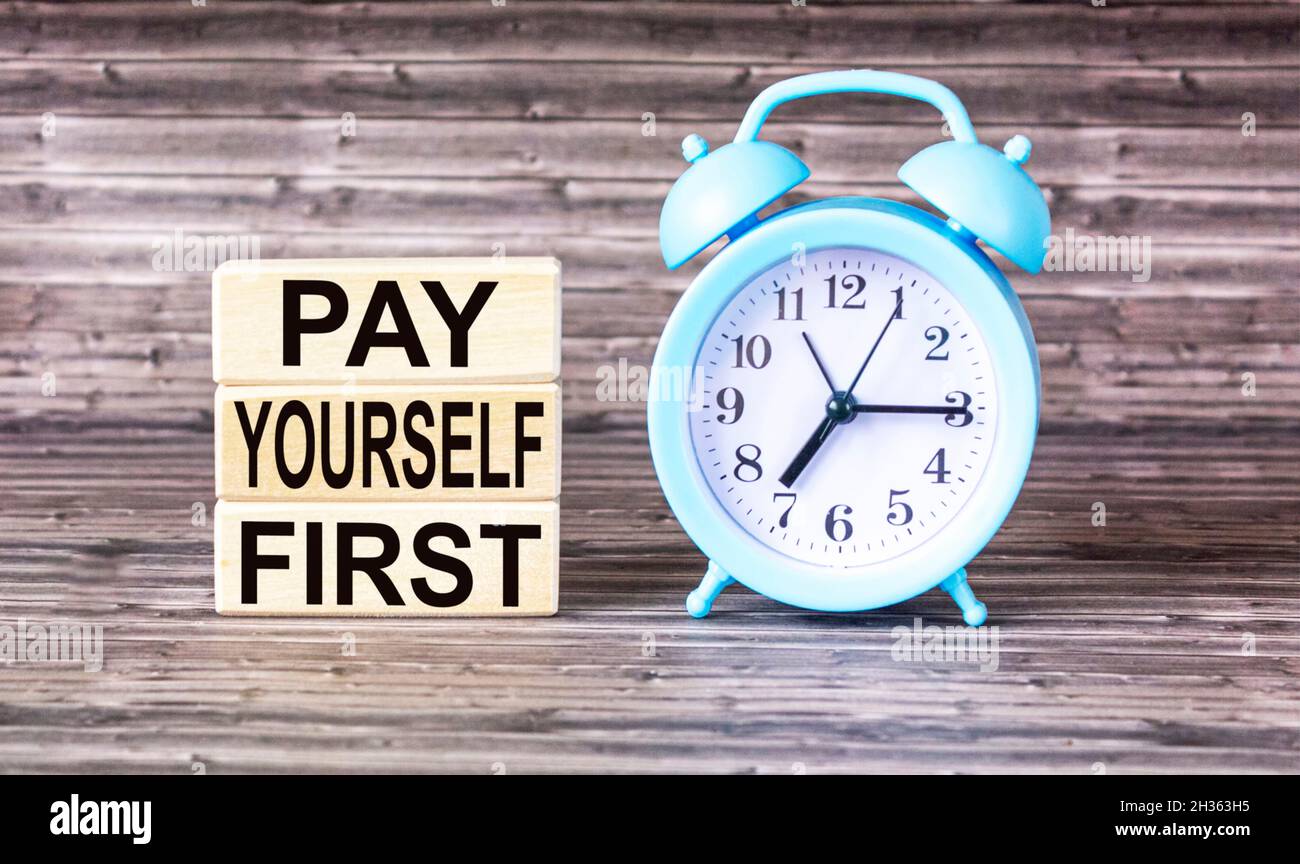 Pay yourself 1st place hi-res stock photography and images - Alamy
