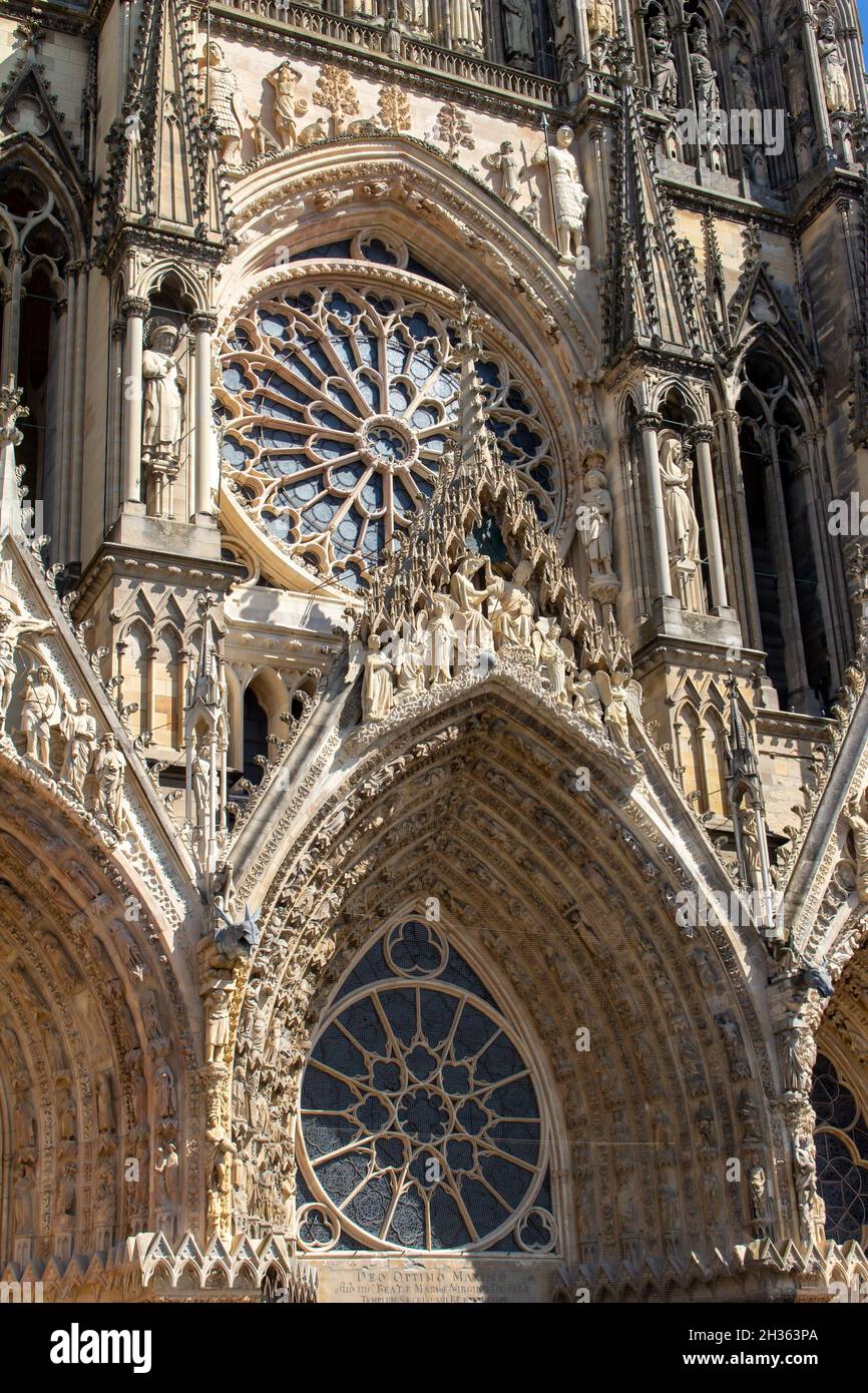 Reims Cathedral Section