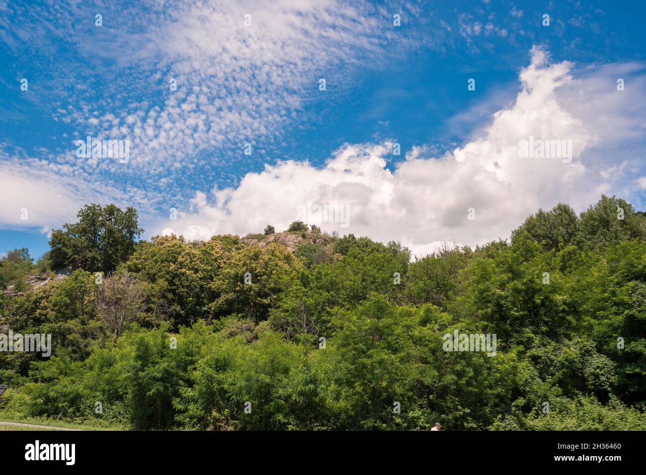 Landscape mountain between ceresole hi-res stock photography and images ...