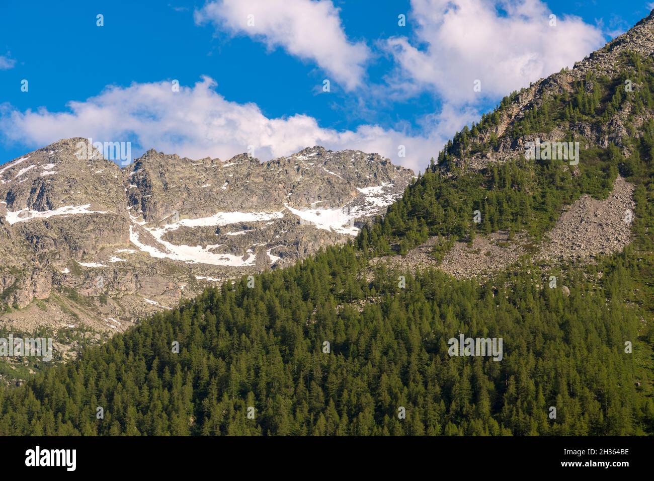 Landscape mountain between ceresole hi-res stock photography and images ...
