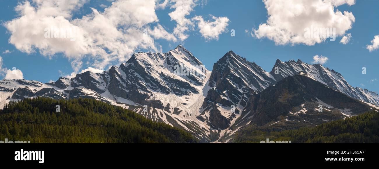 Landscape mountain between ceresole hi-res stock photography and images ...