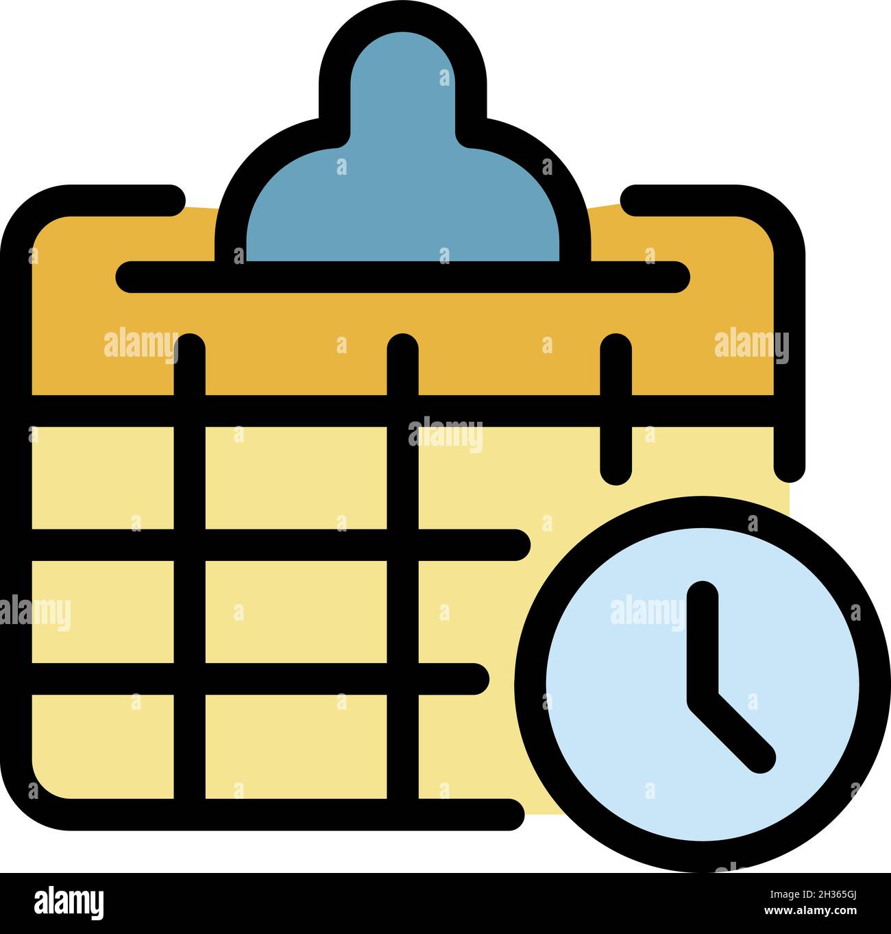 Business training calendar icon. Outline business training calendar ...
