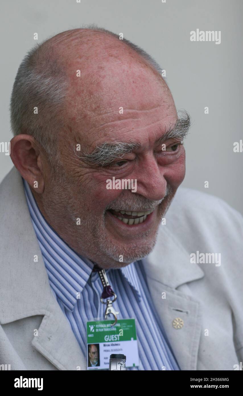 Cluj-Napoca, Romania, June 5, 2009: Actor Mircea Albulescu during the ...